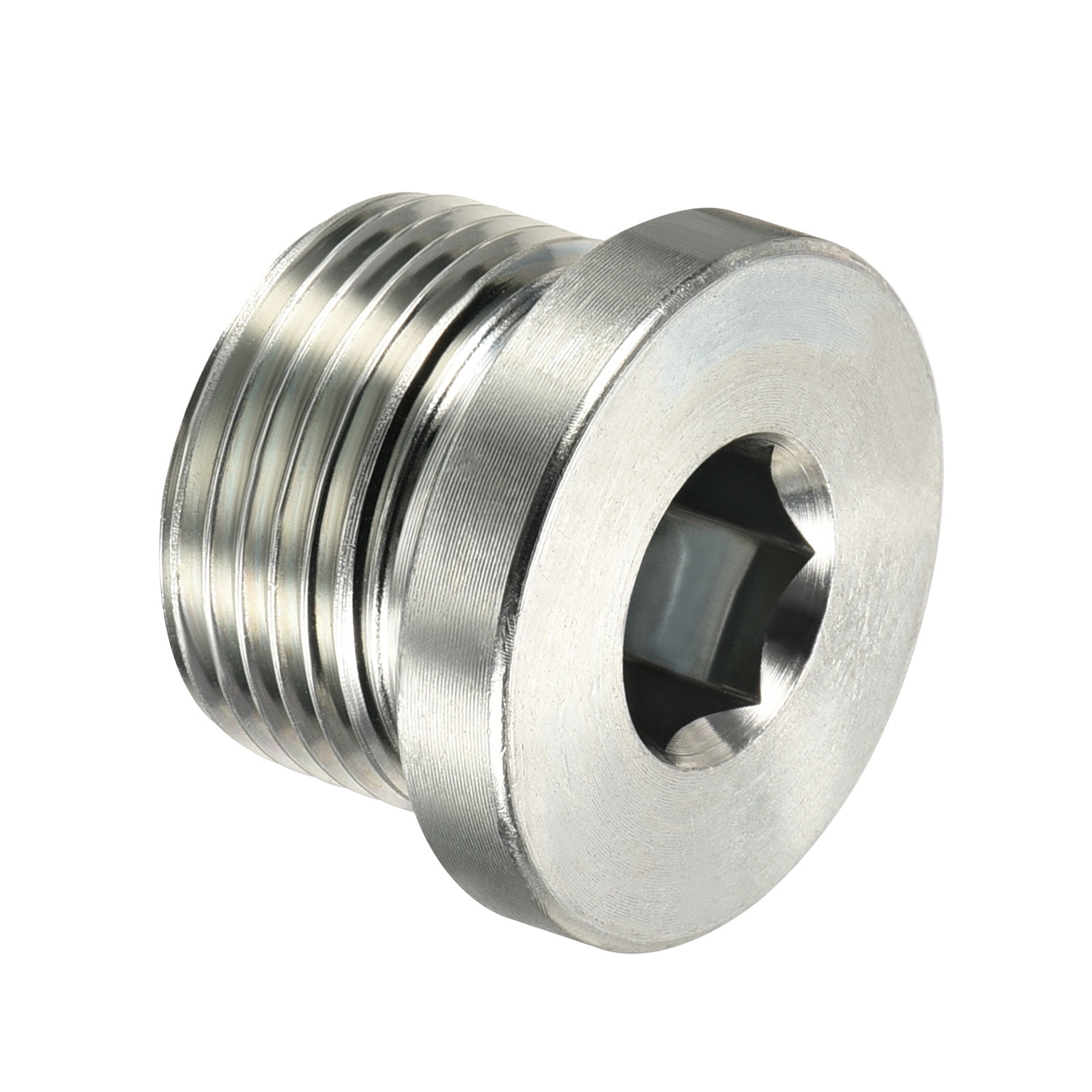 Uxcell M22*1.5 Internal Hex Head Pipe Fitting Plug, Male Thread 45 ...