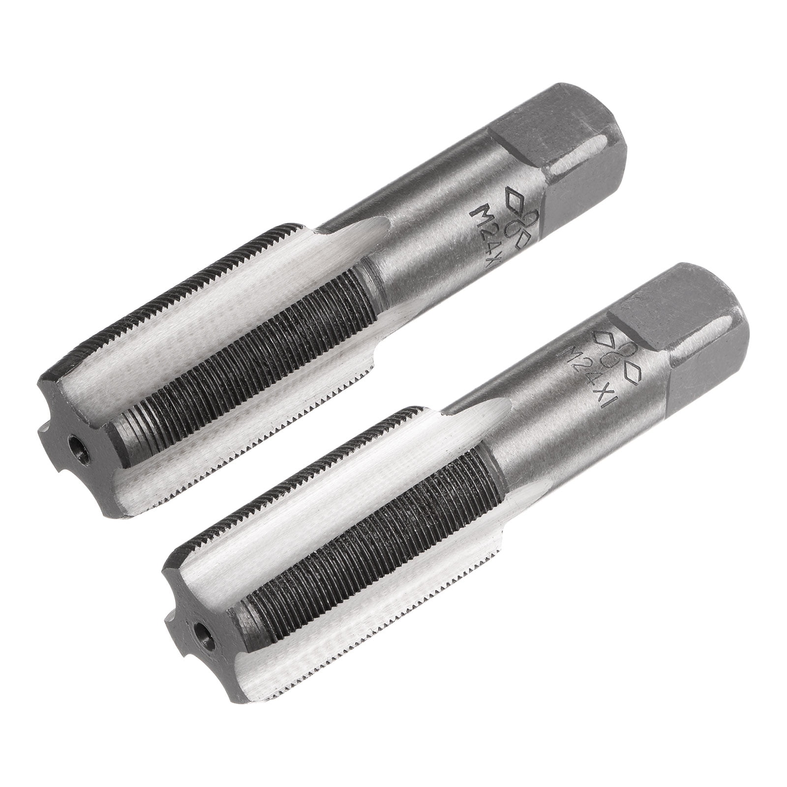 Uxcell M24 x 1 Alloy Tool Steel Taper/Bottom Screw Thread Taps Metric ...