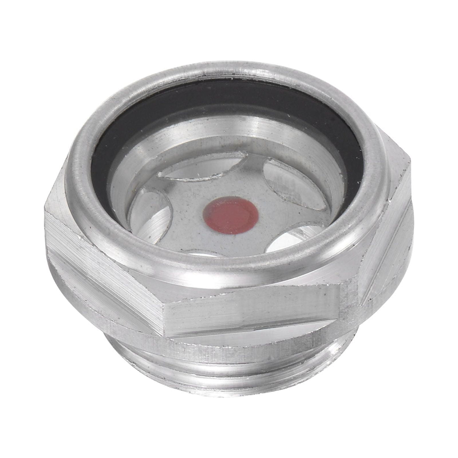 Uxcell M24x1.5mm Male Threaded Aluminum Glass Air Compressor Oil Level ...