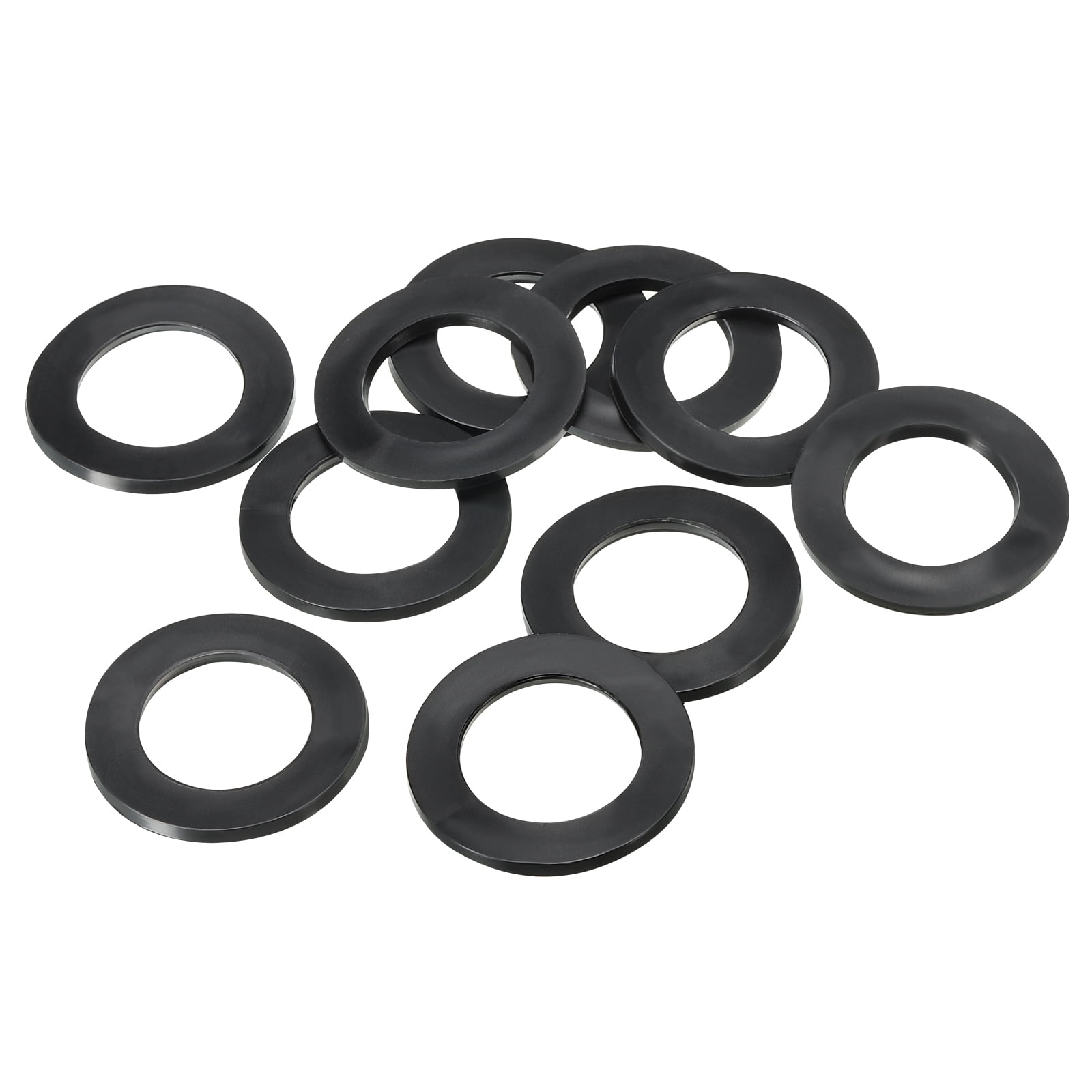 Uxcell M25 Rubber Flat Washer, 24 Pack 25mm ID 39mm OD Sealing Gasket ...