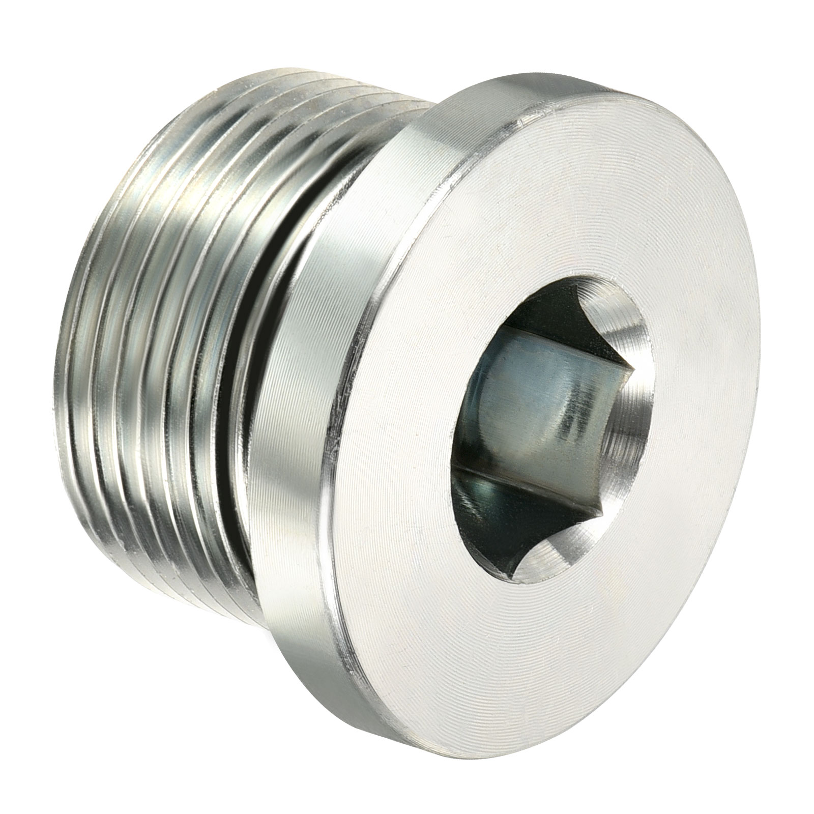 Uxcell M26*1.5 Internal Hex Head Pipe Fitting Plug, Male Thread 45# Steel Socket Plug with ...