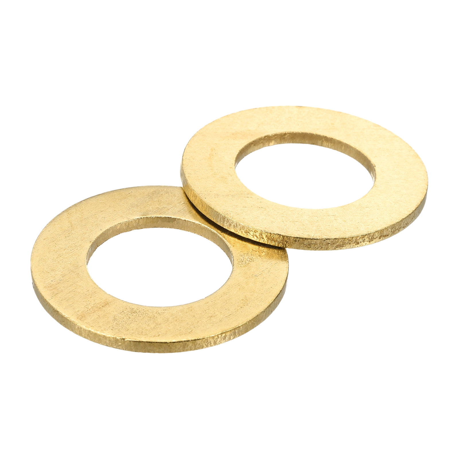 Uxcell M27 Flat Washer, 3 Pack Brass Ring Washers 50mm OD 3mm T Sealing ...
