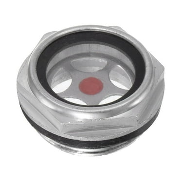 Uxcell G3/4 Male Threaded Aluminum Air Compressor Oil Level Gauge Sight ...