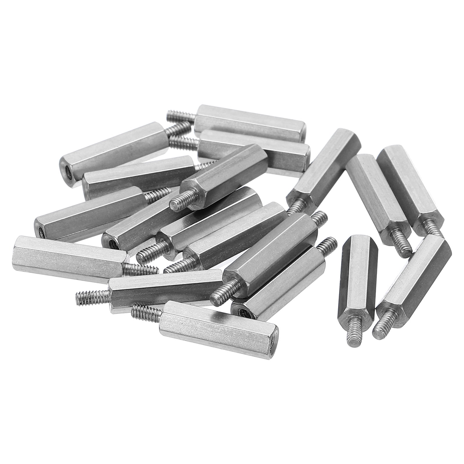 Uxcell M2x14mm+4mm Male-Female Hex Standoff Screws, Stainless Steel PCB Standoffs for ...