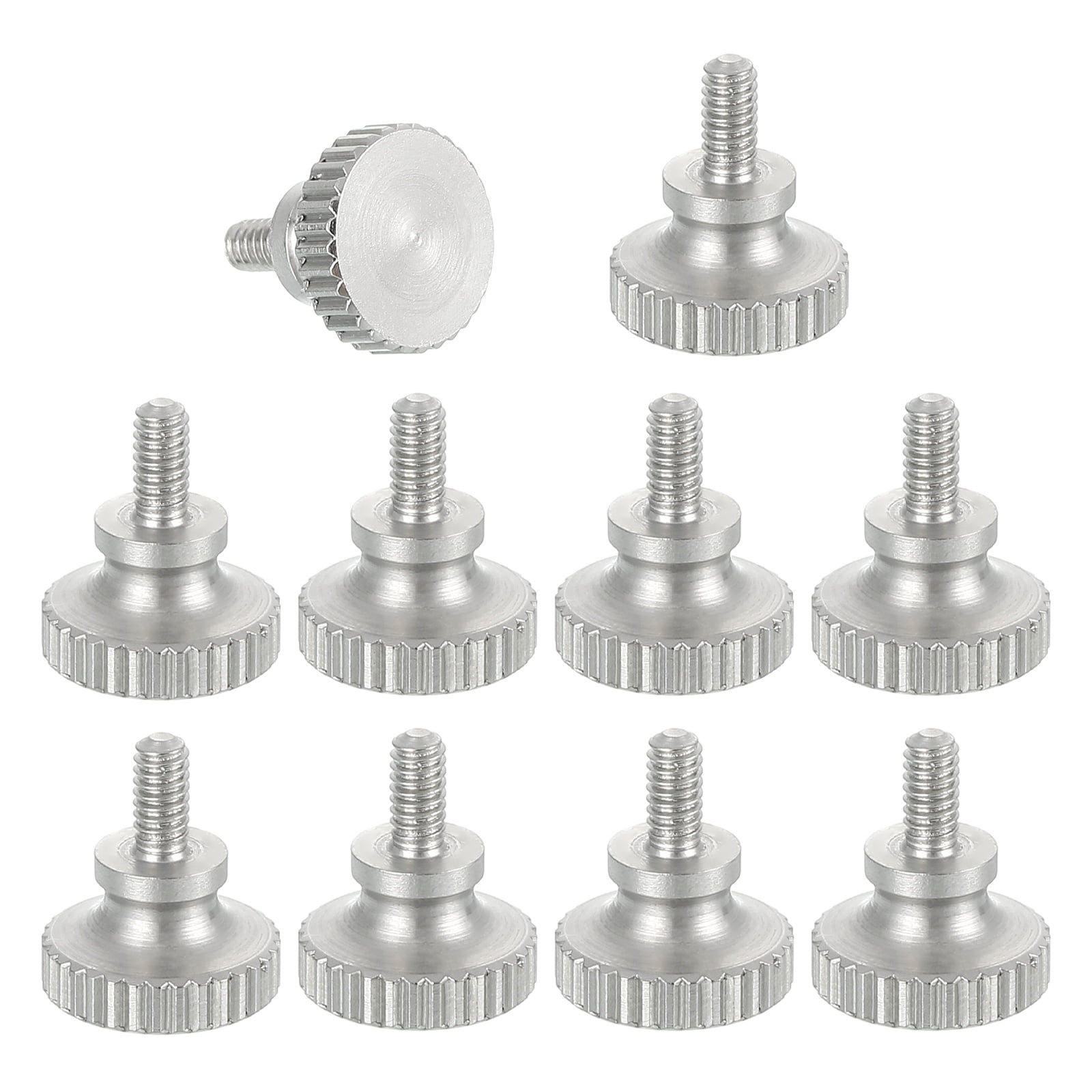 Uxcell M2x4mm Vernier Caliper Screws, 304 Stainless Steel Flat Head Shoulder Thumb Screws Metric ...