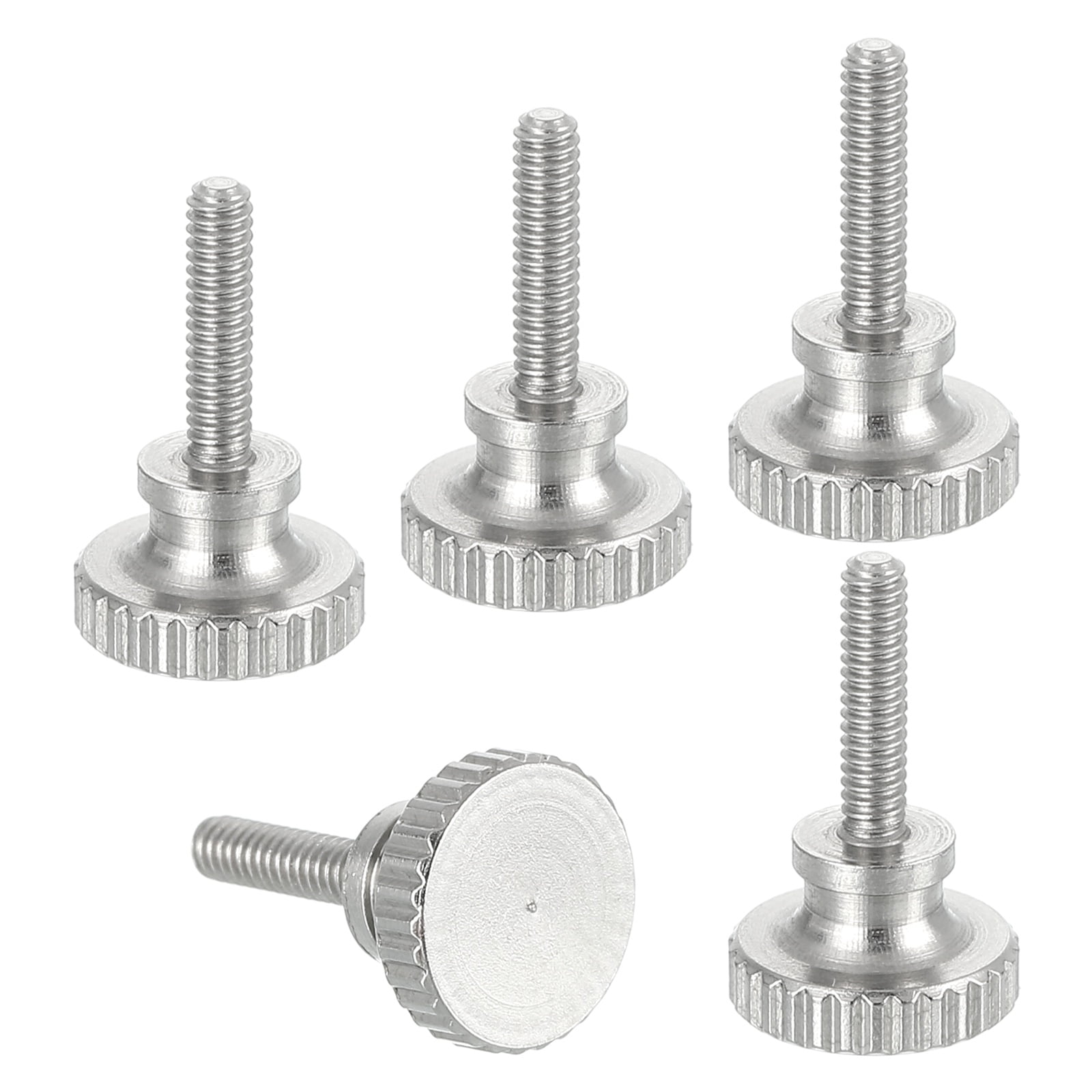 Uxcell M2x8mm Vernier Caliper Screws, 304 Stainless Steel Flat Head Shoulder Thumb Screws Metric ...