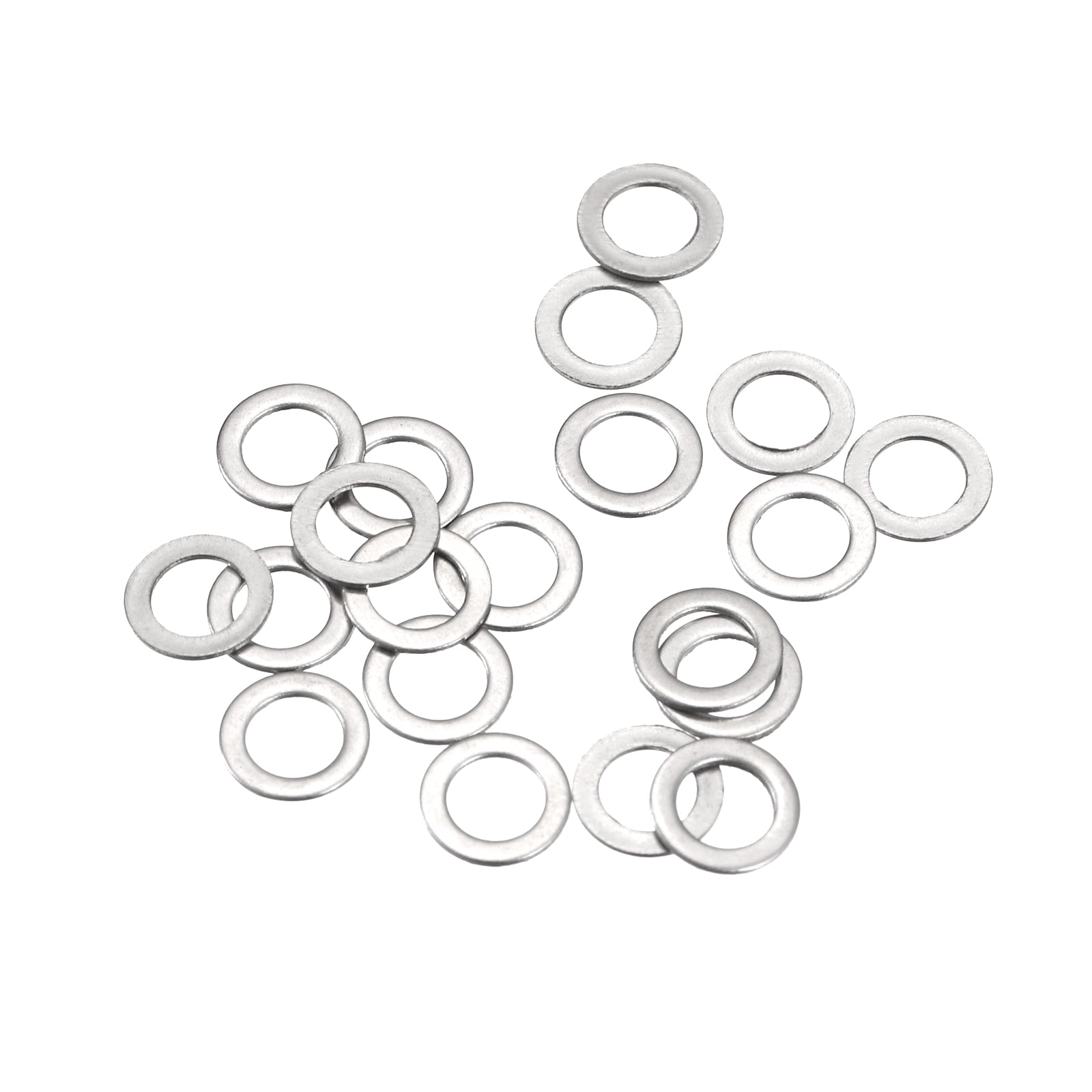 Uxcell M3 304 Stainless Steel Flat Washers, 3x5x0.1mm Ultra Thin Flat ...