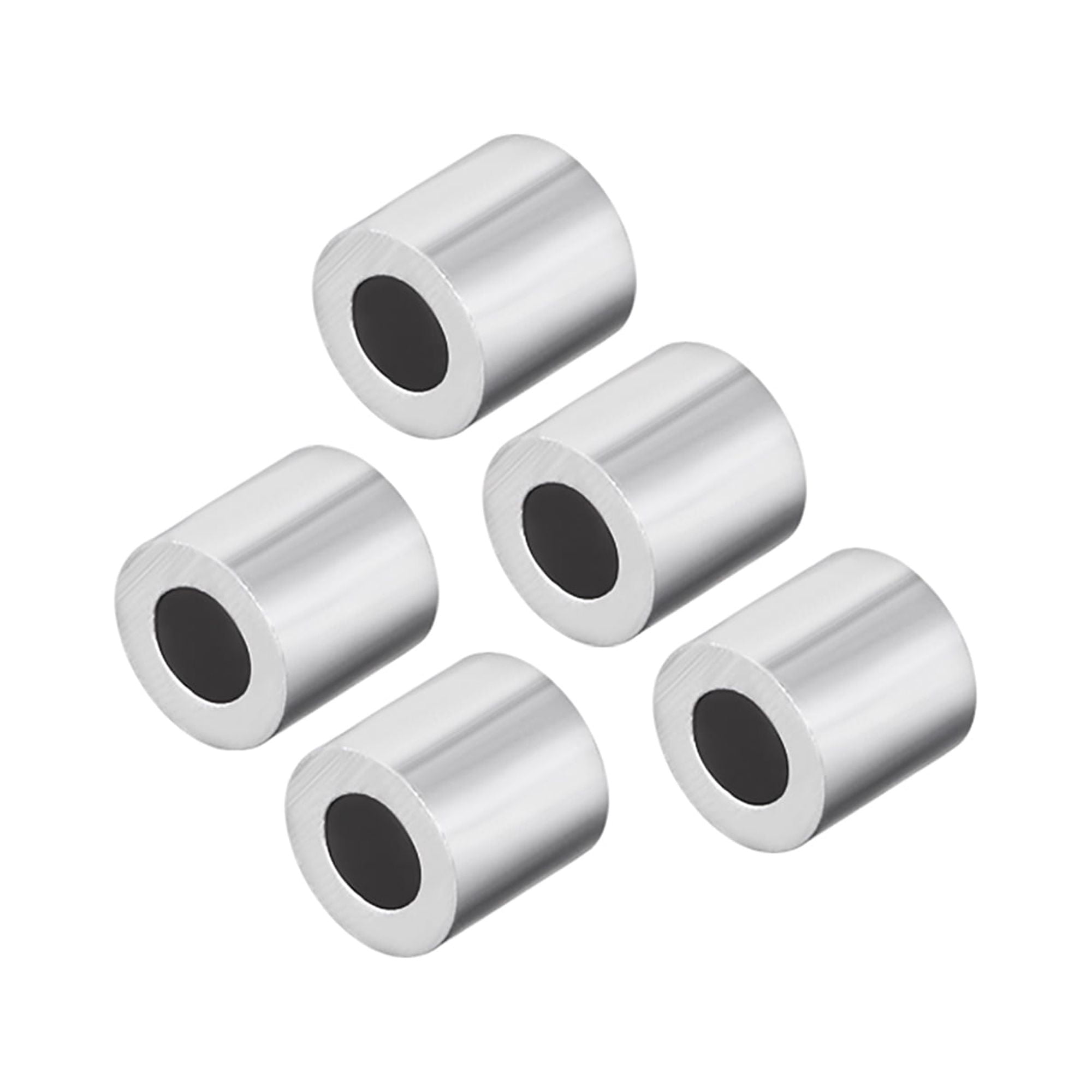 Uxcell M3 Aluminum Sleeve Crimp Tool 3mm Steel Wire Rope Button Stop 5 ...