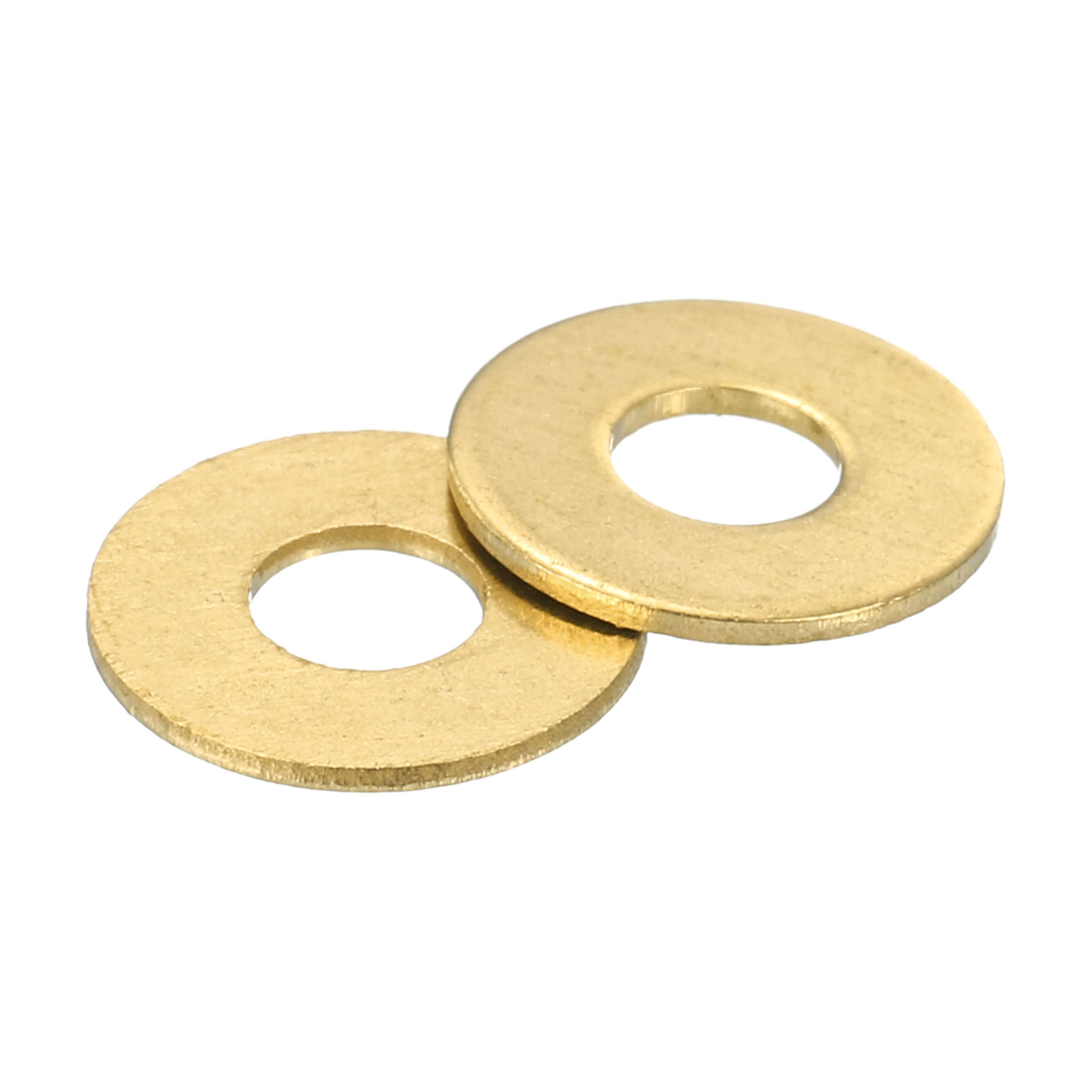 Uxcell M3 Flat Washer, 300 Pack Brass Ring Washers 8mm OD 0.5mm T ...