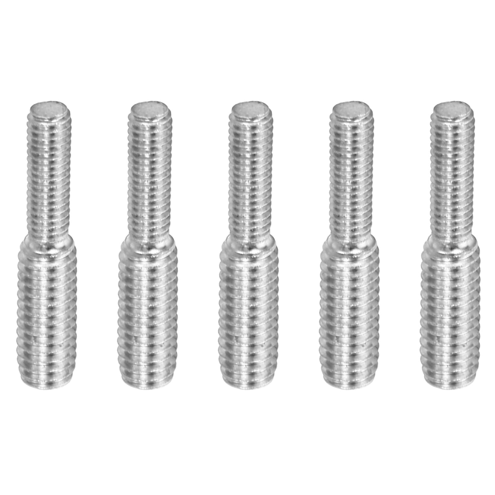Uxcell M3*M4*20mm Double End Threaded Stud Screw Bolt, 5 Pack 304 ...