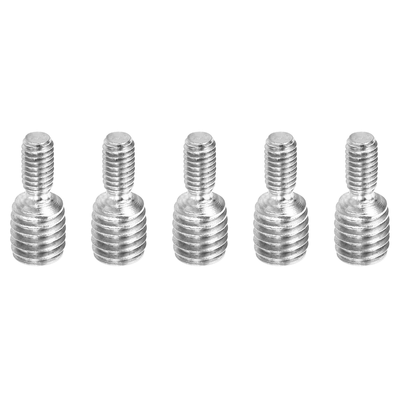 Uxcell M3*M5*12mm Double End Threaded Stud Screw Bolt, 5 Pack 304 ...