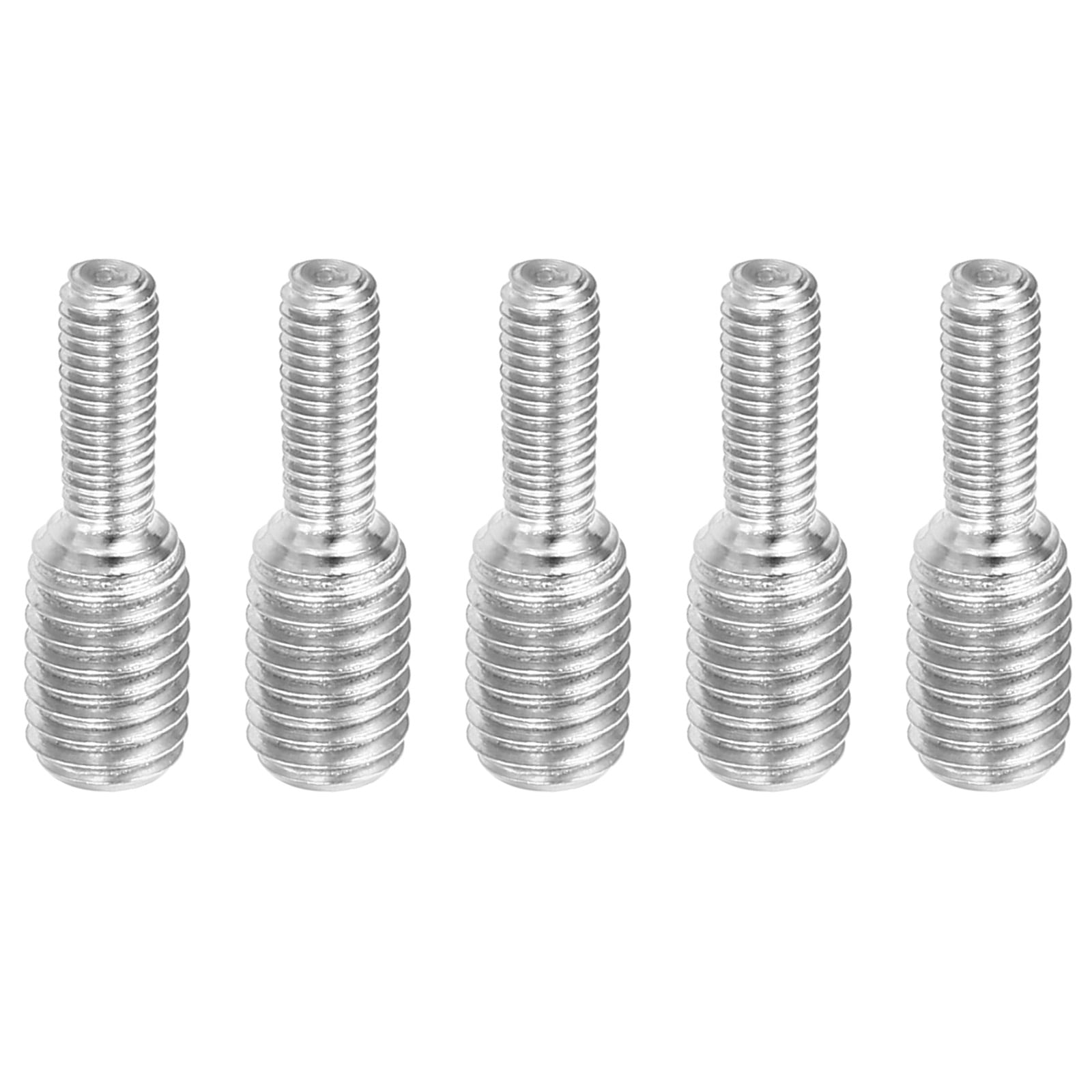 Uxcell M3*M5*16mm Double End Threaded Stud Screw Bolt, 5 Pack 304 ...