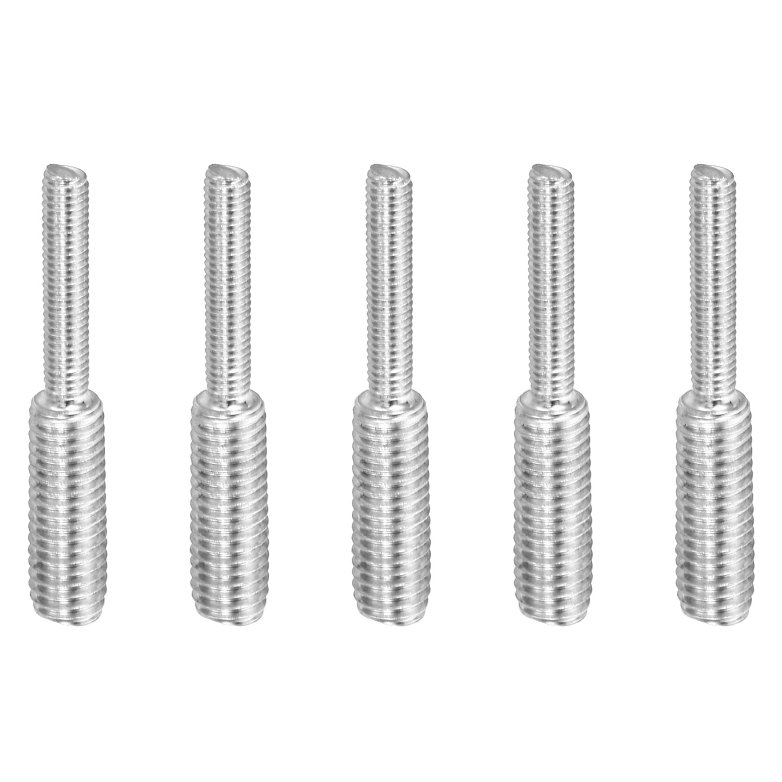 Uxcell M3*M5*30mm Double End Threaded Stud Screw Bolt, 5 Pack 304 ...