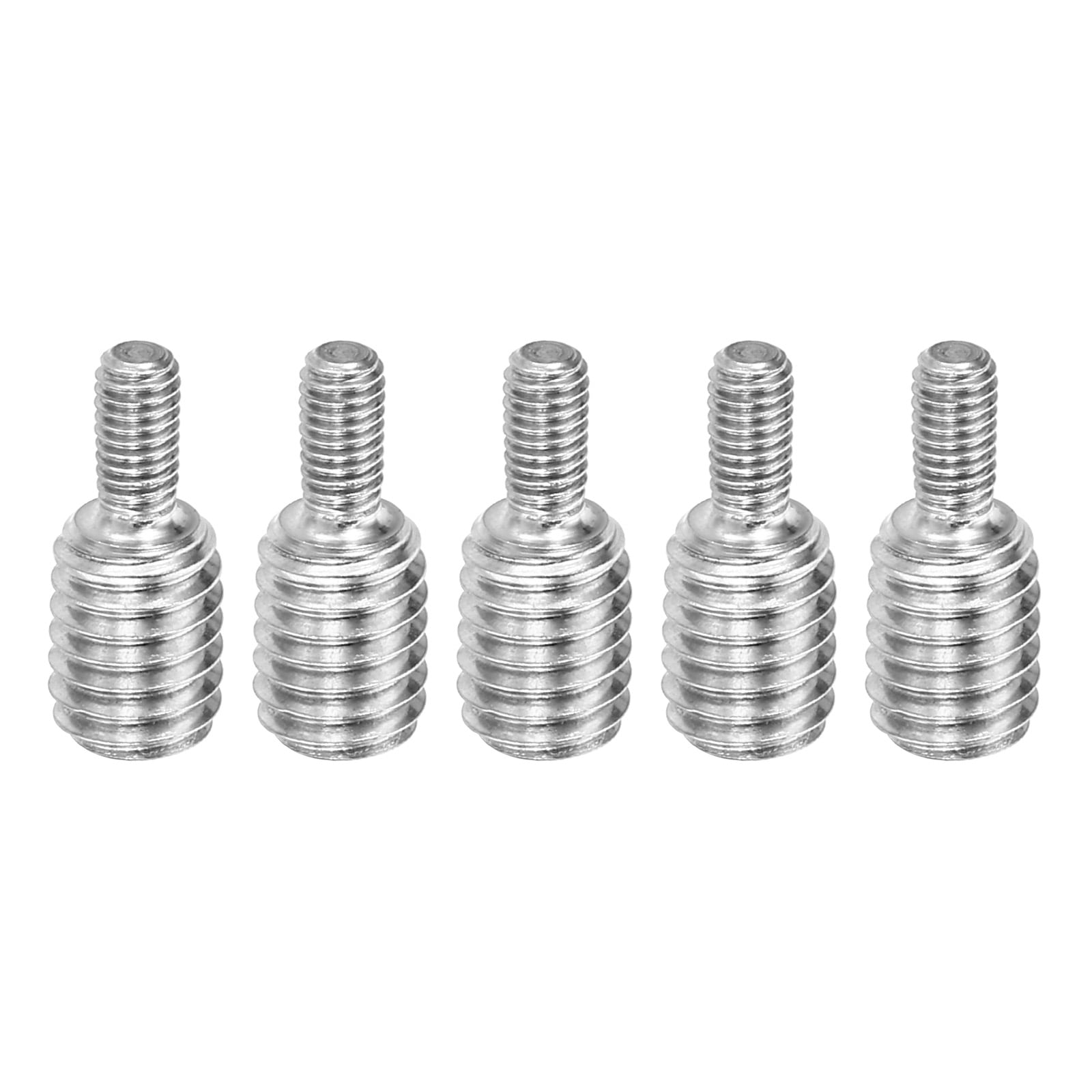 Uxcell M3*M6*14mm Double End Threaded Stud Screw Bolt, 5 Pack 304 ...