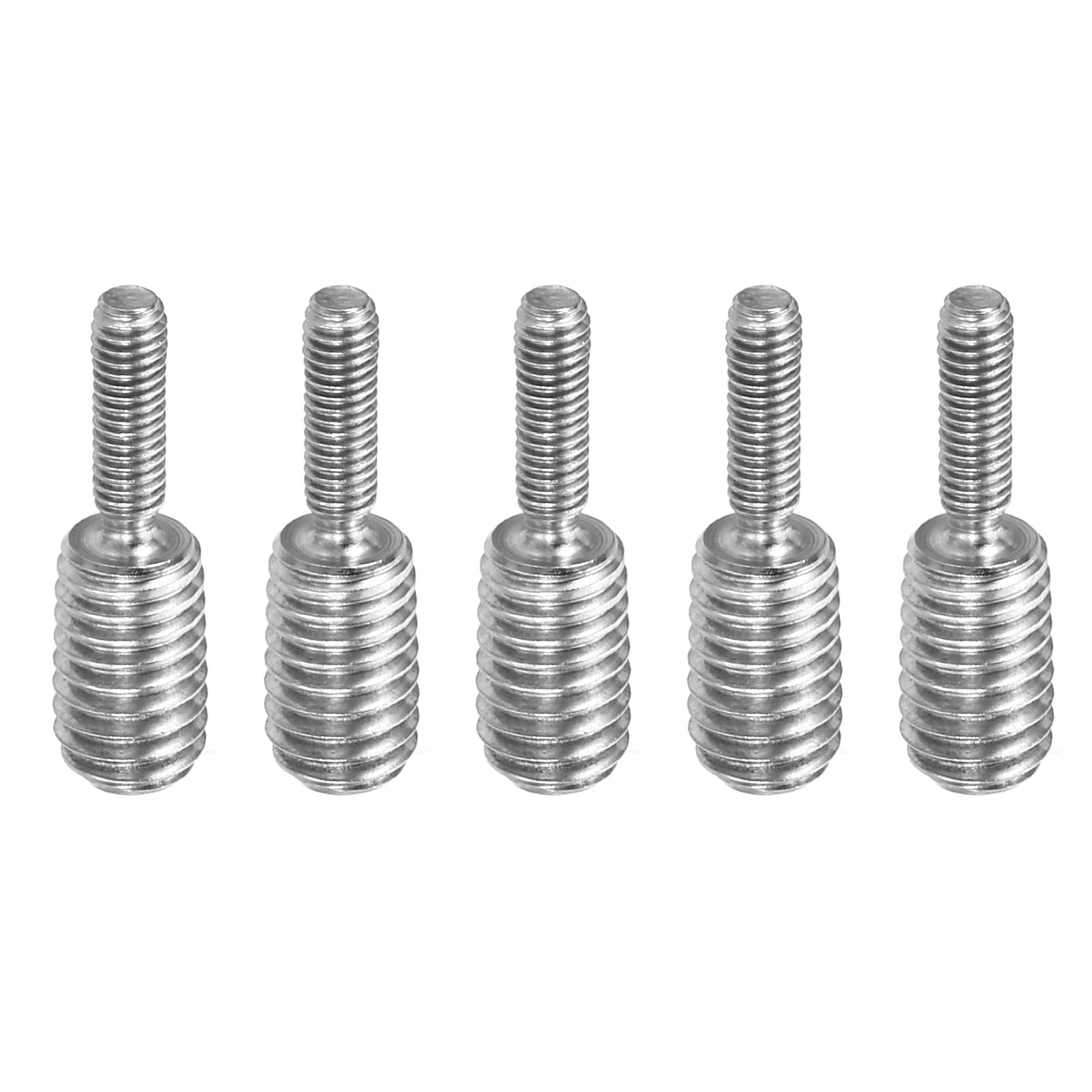 Uxcell M3*M6*20mm Double End Threaded Stud Screw Bolt, 5 Pack 304 ...