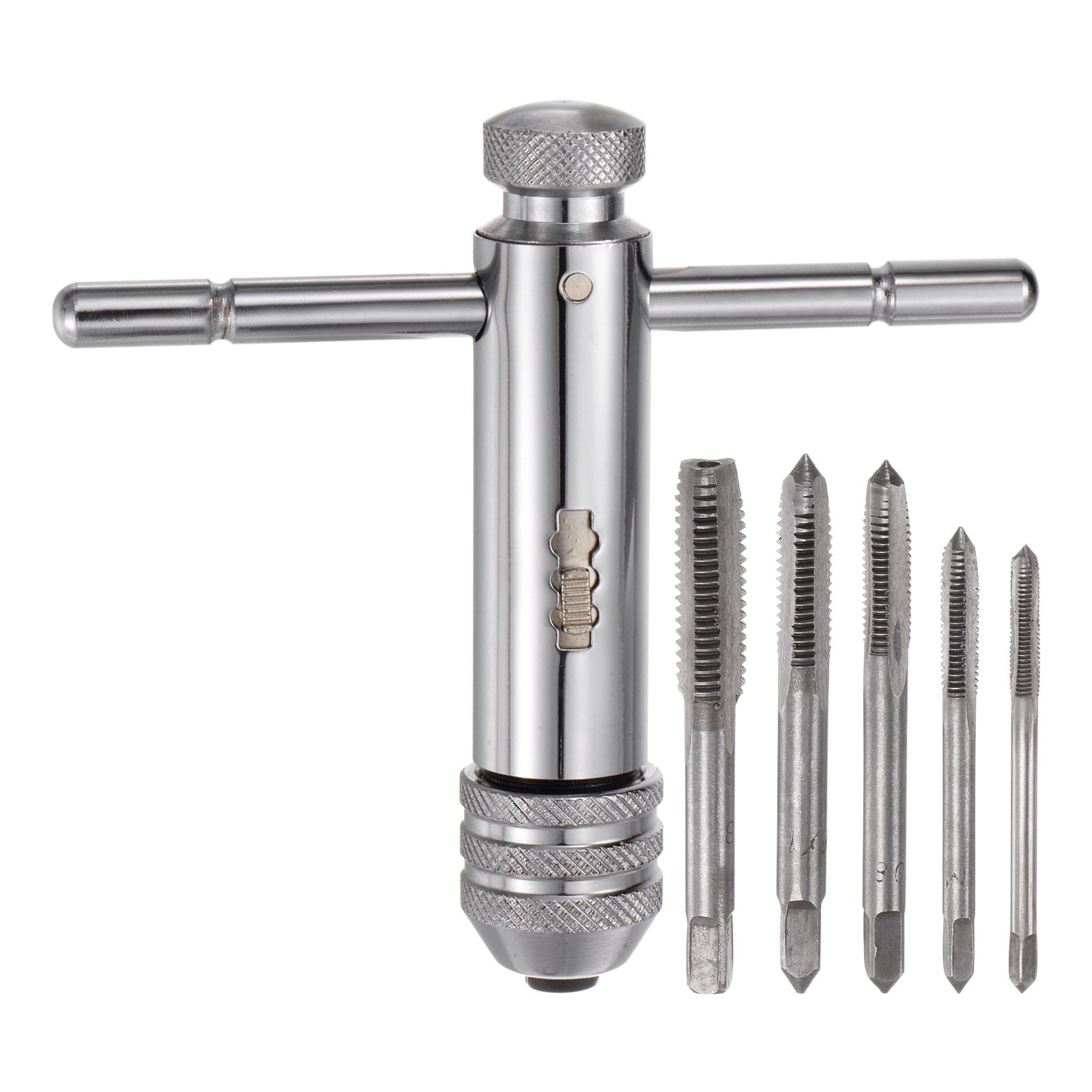Uxcell M3-M8 Short T-Handle Ratchet Tap Wrench and 5 Packs M3 M4 M5 M6 ...