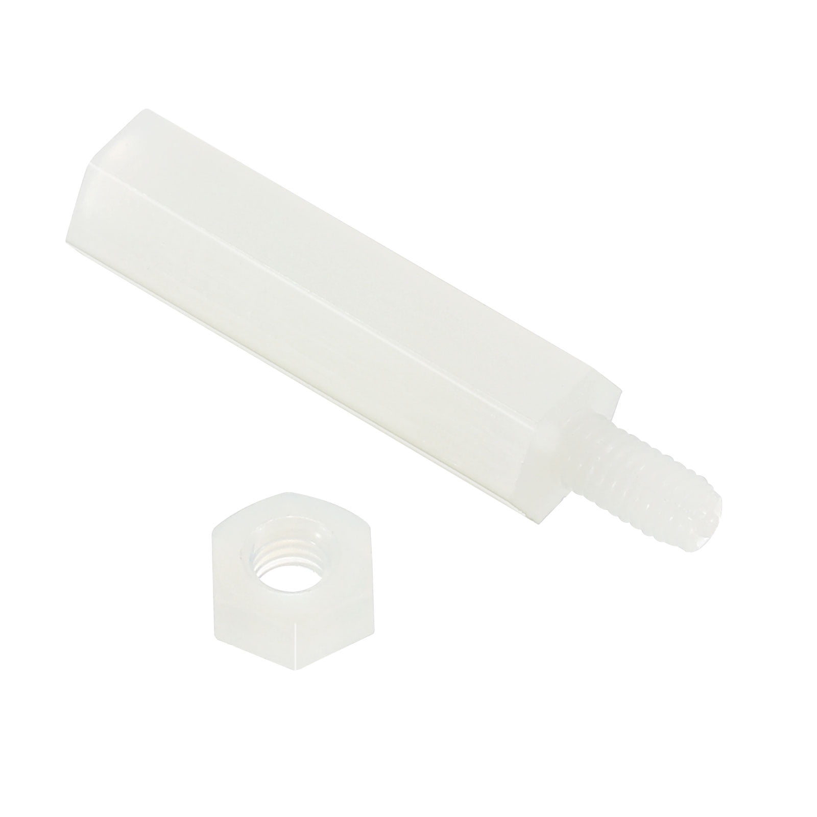 Uxcell M3 Standoff Screws 40 Pack Nylon Hex PCB Standoffs Nuts (20mm6mm ...
