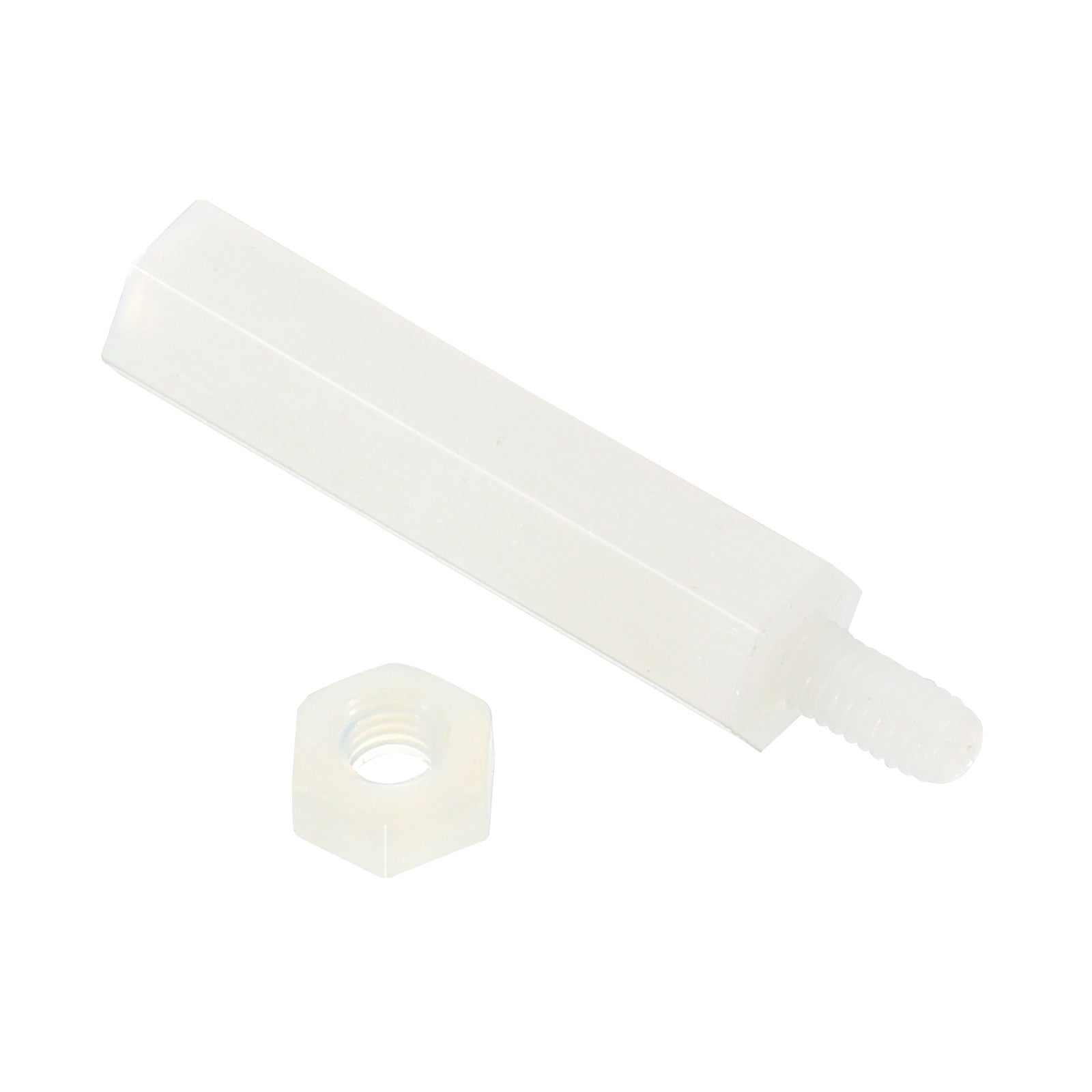 Uxcell M3 Standoff Screws 40 Pack Nylon Hex PCB Standoffs Nuts (25mm6mm ...