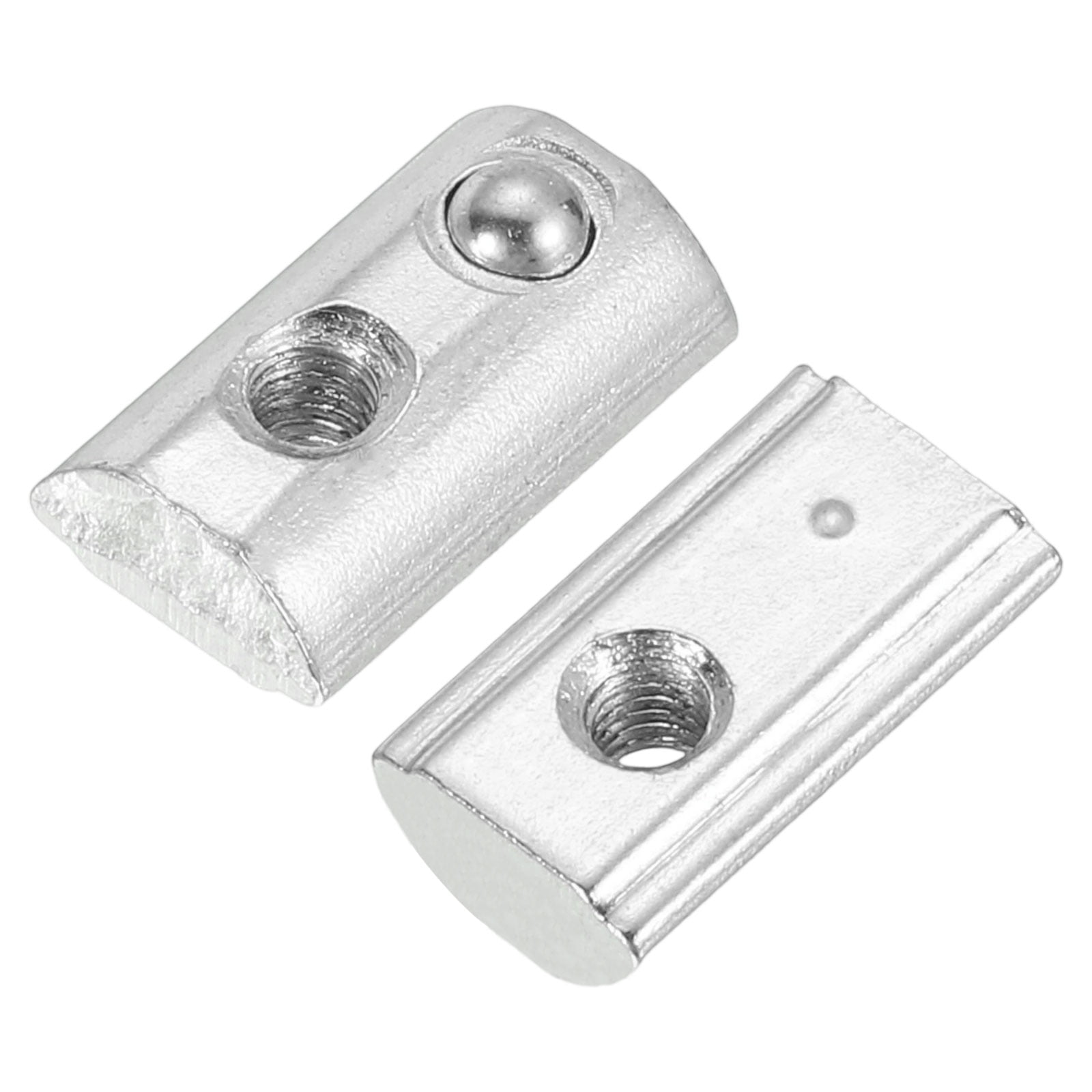 Uxcell M3 T Spring Nut, 25 Pack Half Round Roll in Spring Nut, Carbon ...