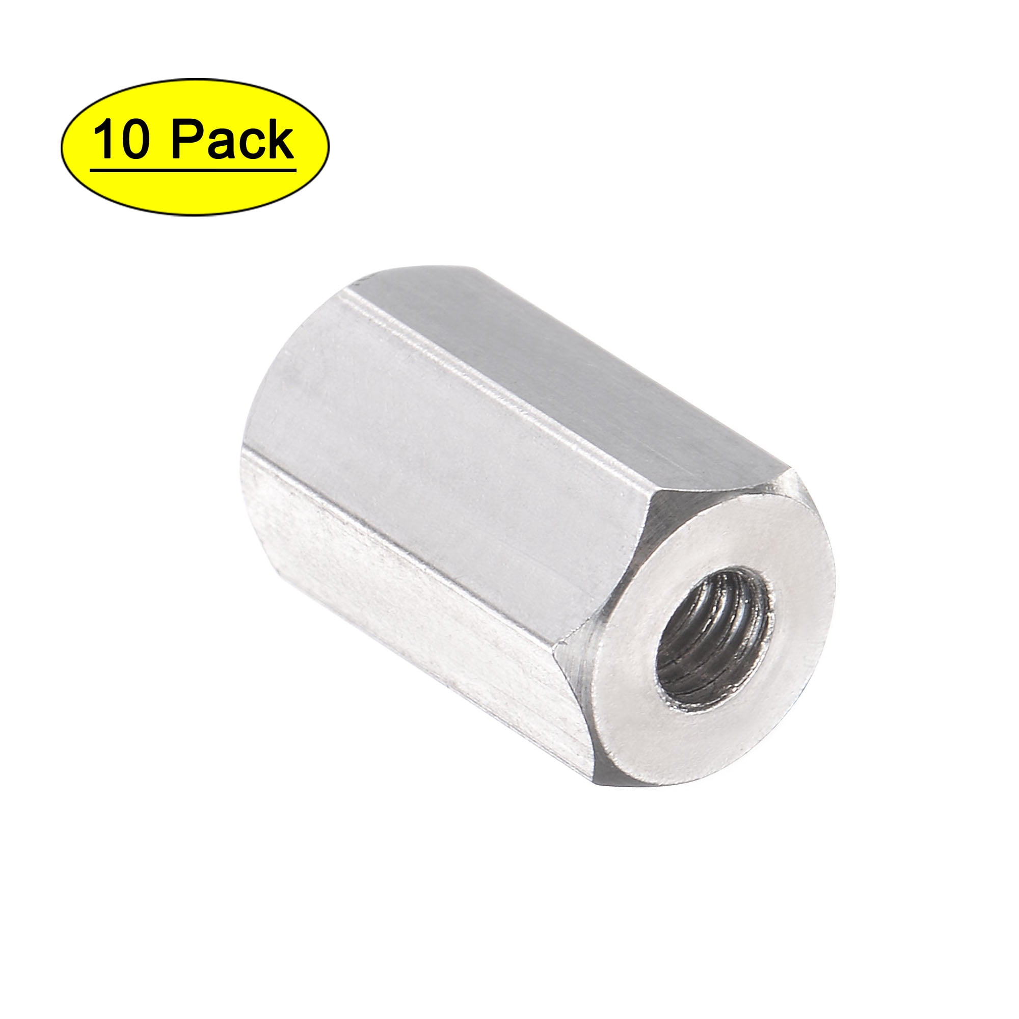 Uxcell M3 x 0.5-Pitch 10mm Length 304 Stainless Steel Metric Hex ...