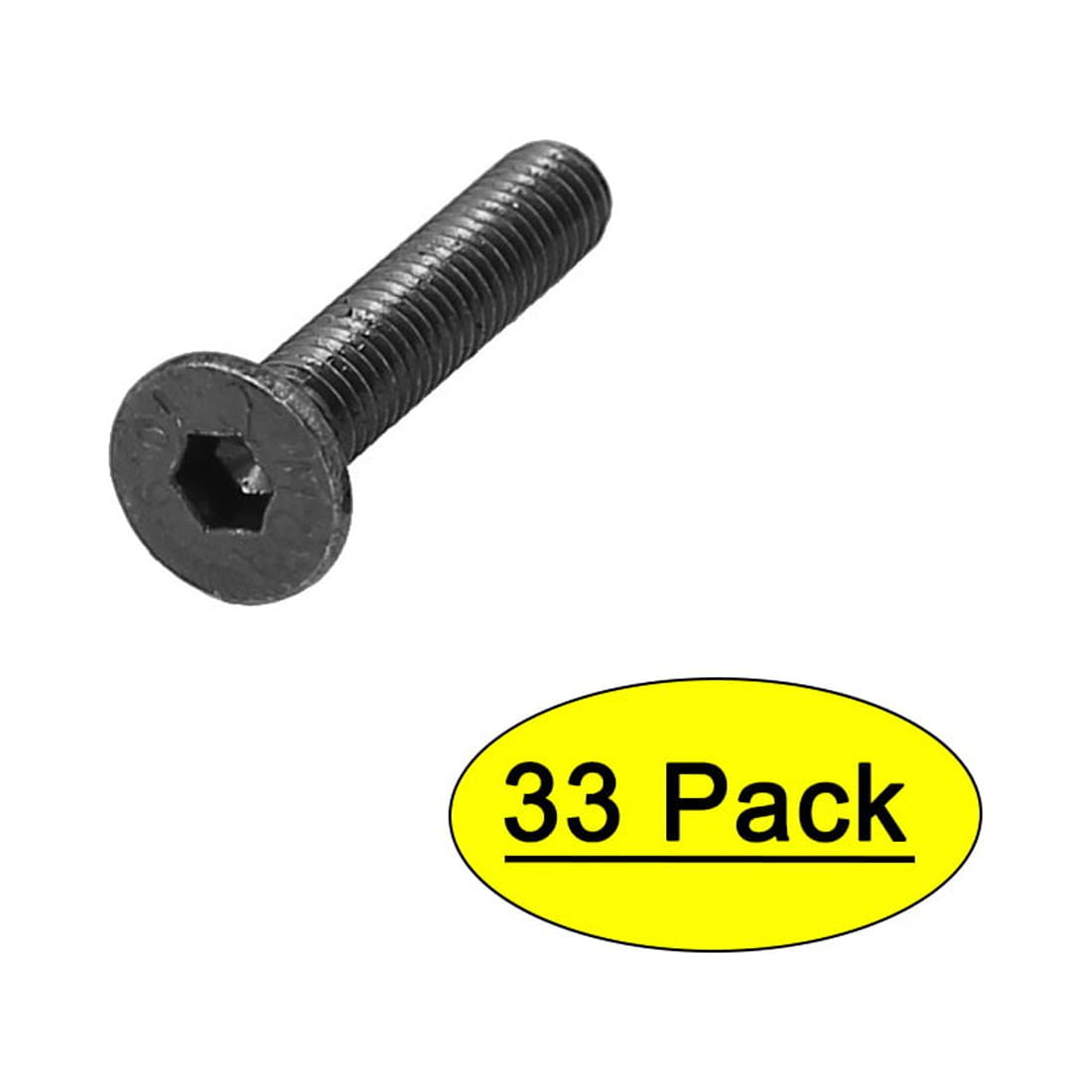 Uxcell M3 x 18mm 10.9 Grade Full Thread Magnetic Hex Socket Head Screw ...