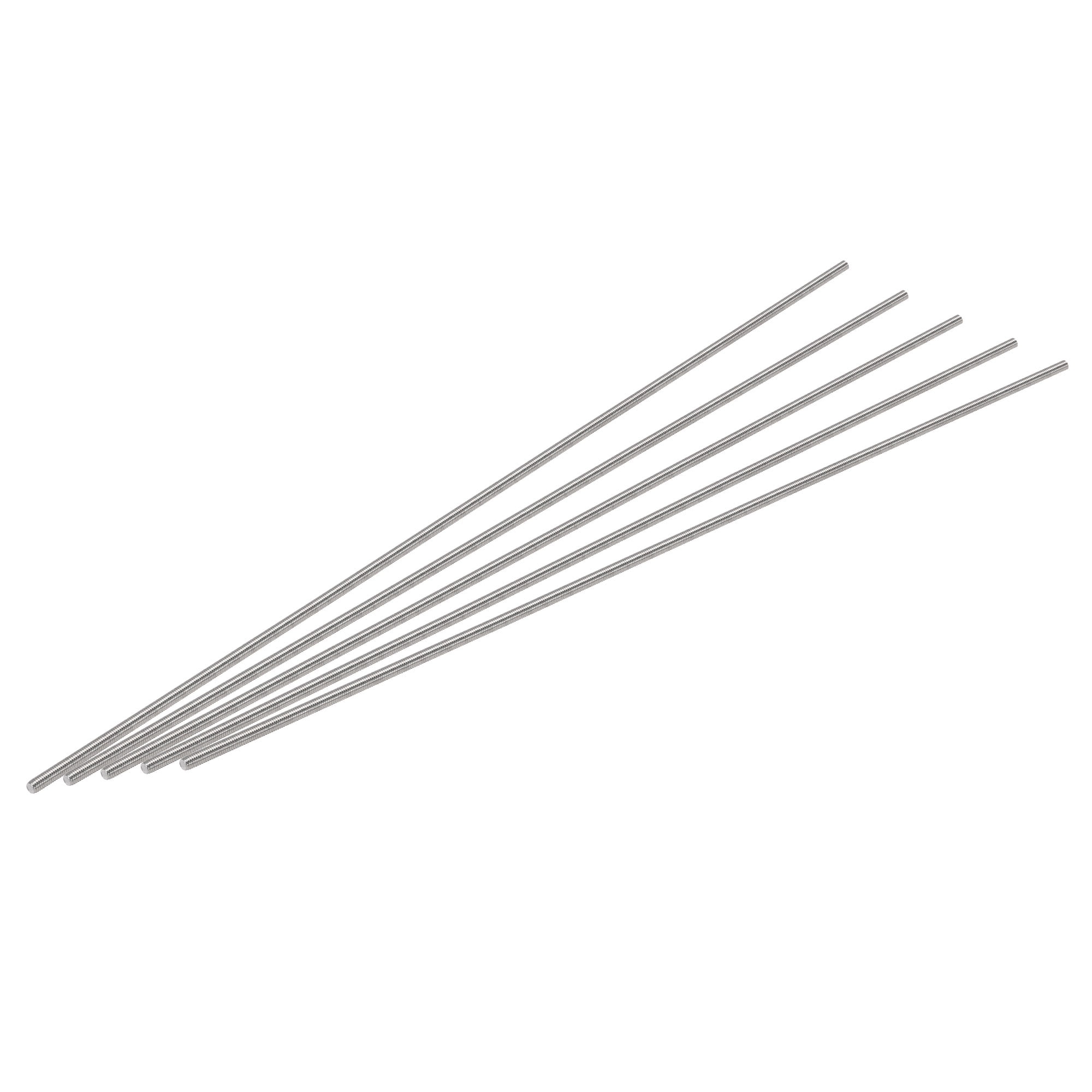 Uxcell M3 x 250mm Fully Threaded Rod 304 Stainless Steel Right Hand ...