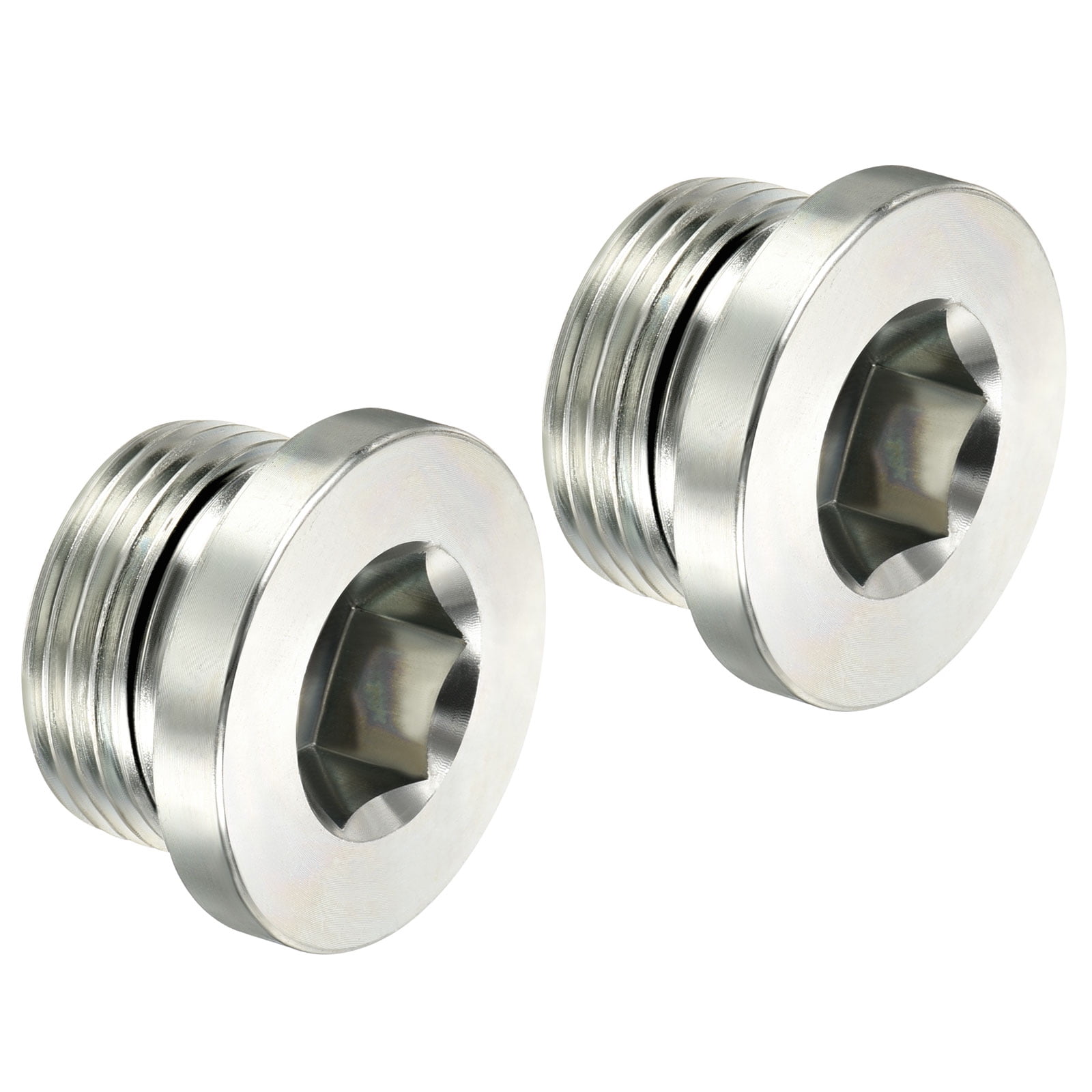 Uxcell M30*2 Internal Hex Head Pipe Fitting Plug, 2 Pack Male Thread 45 ...