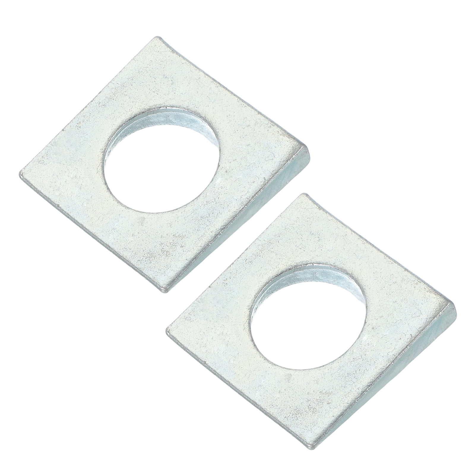 Uxcell Beveled Square Washers, Heavy Duty Galvanized Wedge Washers in Plain Carbon Steel for ...