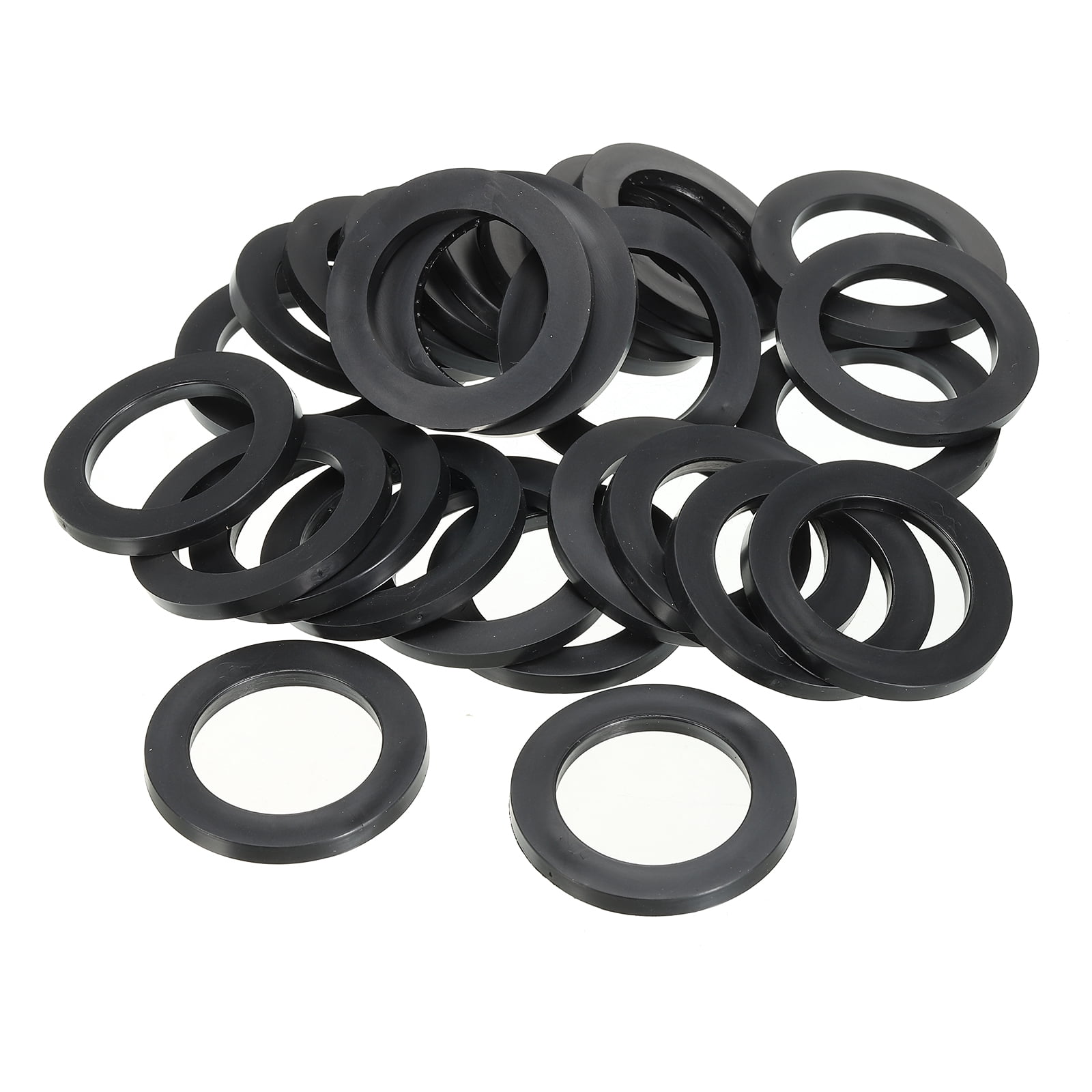 Uxcell M30 Rubber Flat Washer 30mm ID 40mm OD 3mm Thick Sealing Spacer ...