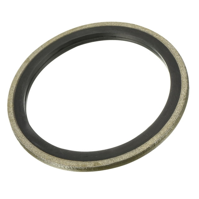 Uxcell M33 41.5x33x2mm Carbon Steel Nitrile Rubber Bonded Sealing ...