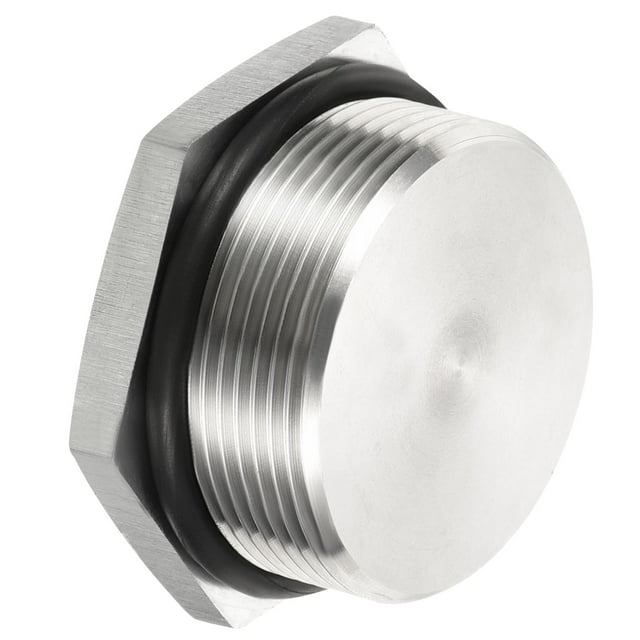 Uxcell M36x1.5 Male Plug Stainless Steel Thread Hex Head Socket Pipe ...