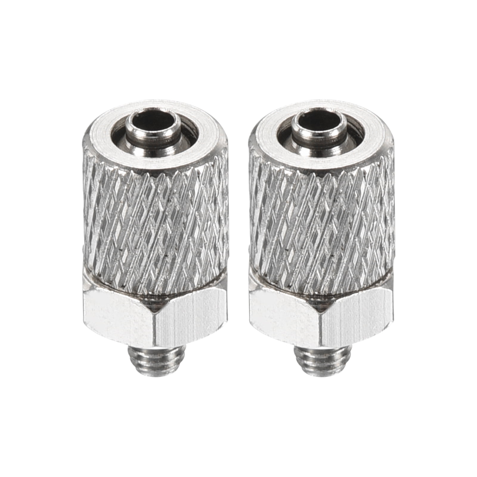 Uxcell M3x0.5 Compression Fitting Connector Male Thread Push to Quick ...