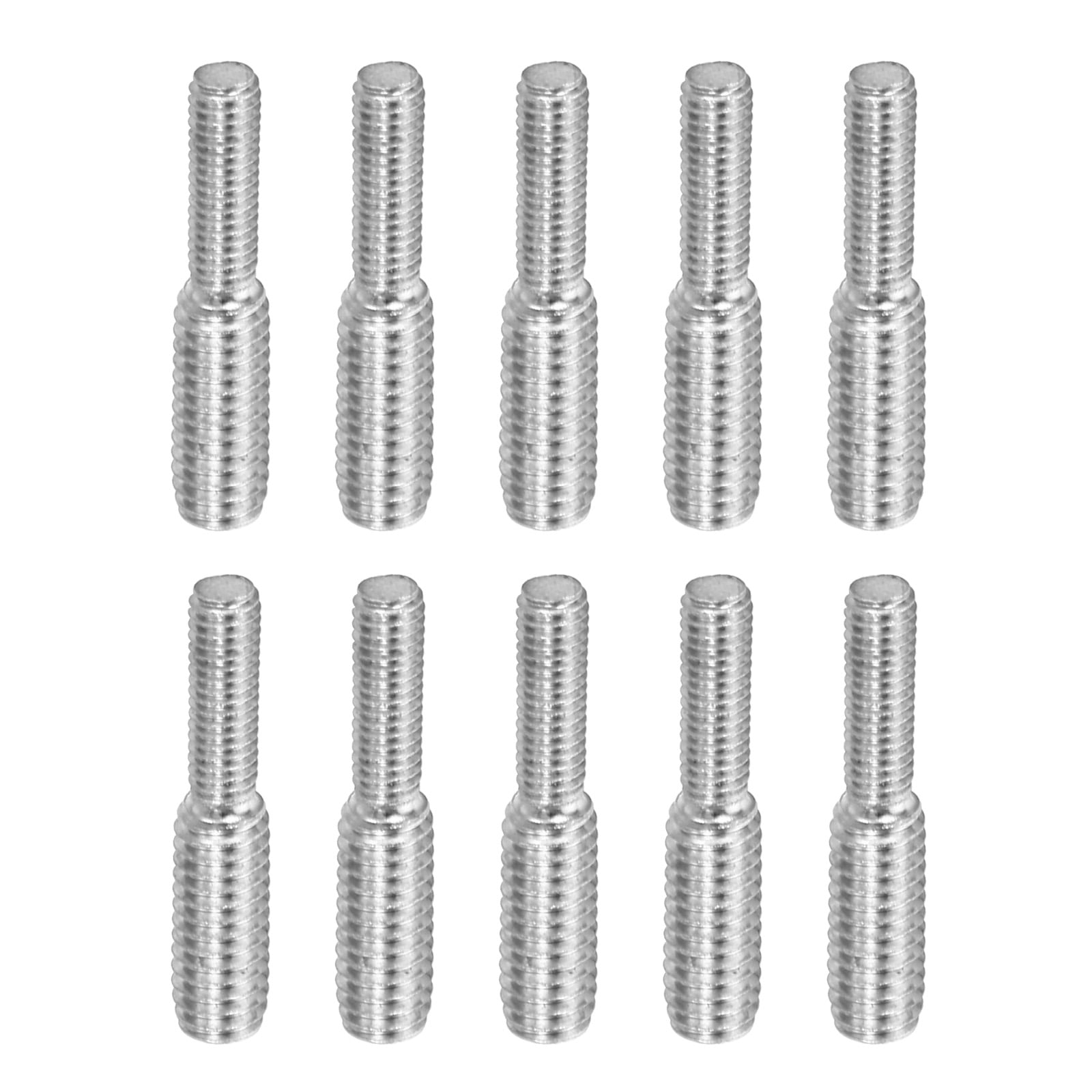 Uxcell M3x0.5 to M4x0.7 Double End Threaded Stud Screw Bolt 304 ...