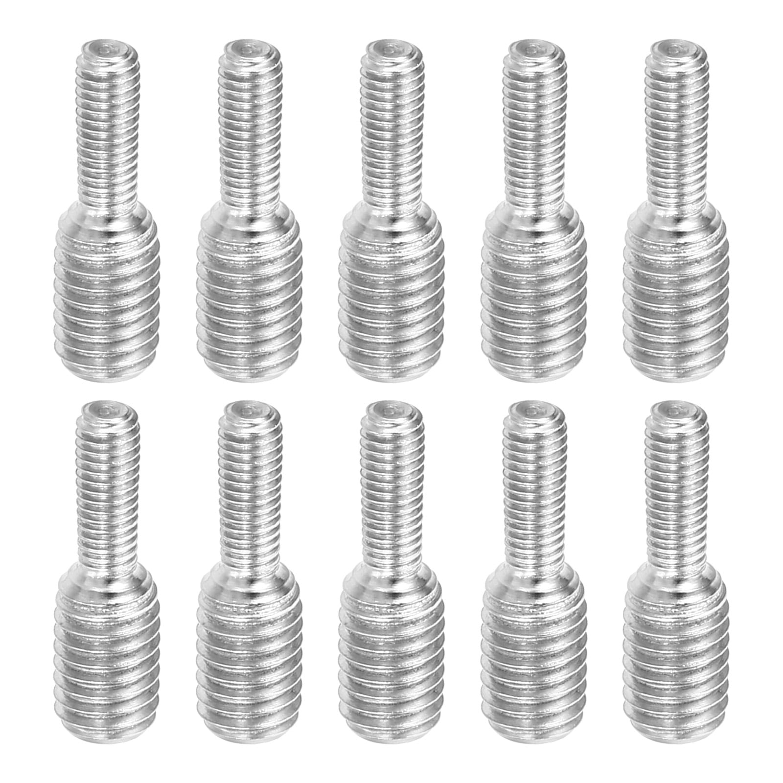 Uxcell M3x0.5 to M5x0.8 Double End Threaded Stud Screw Bolt 304 ...