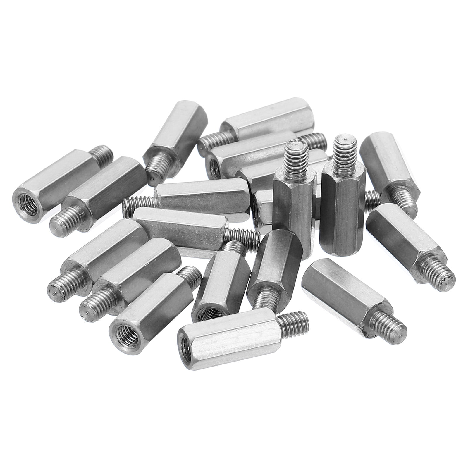 Uxcell M3x11mm+4mm Male-Female Hex Standoff Screws, Stainless Steel PCB ...
