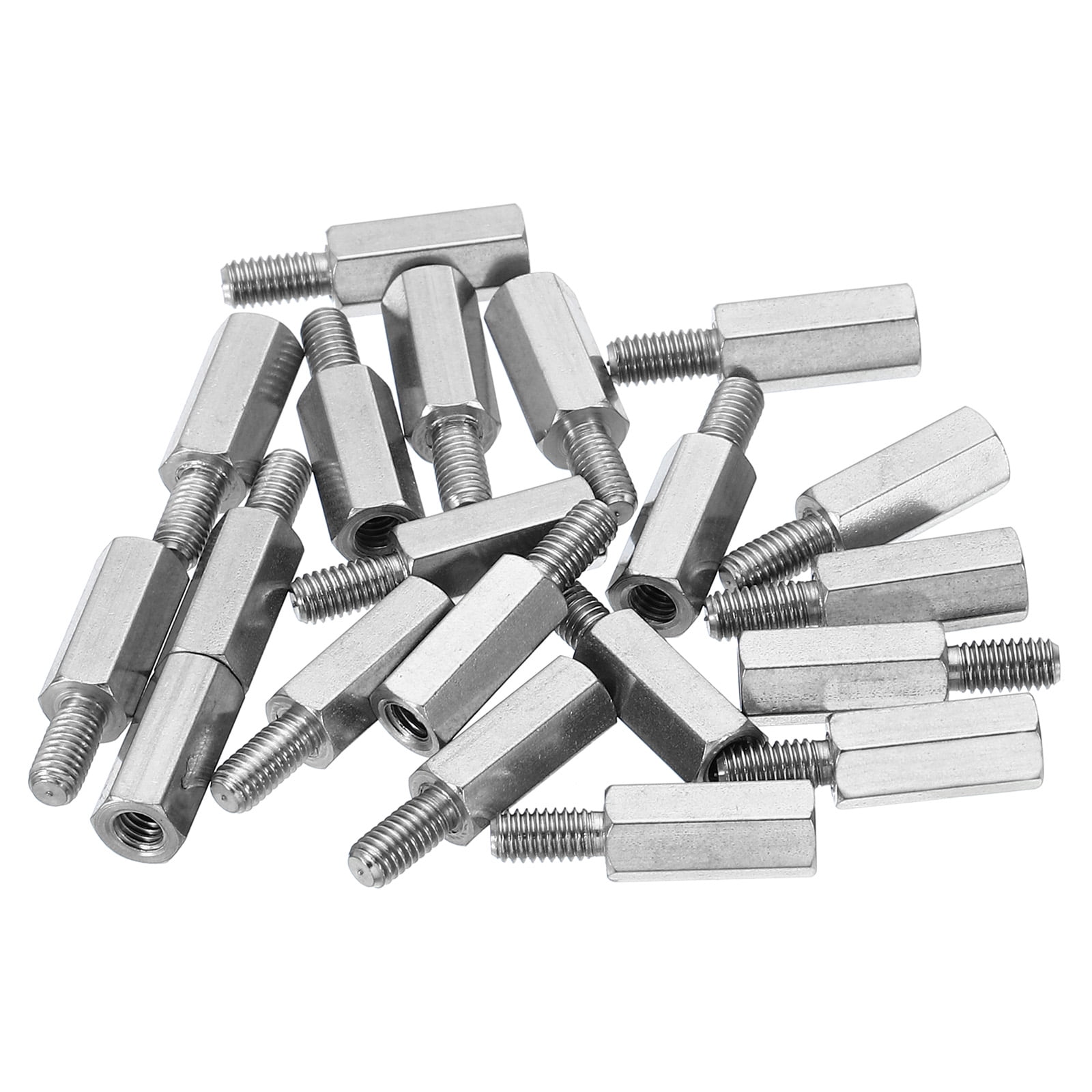 Uxcell M3x11mm+6mm Male-Female Hex Standoff Screws, Stainless Steel PCB Standoffs for ...