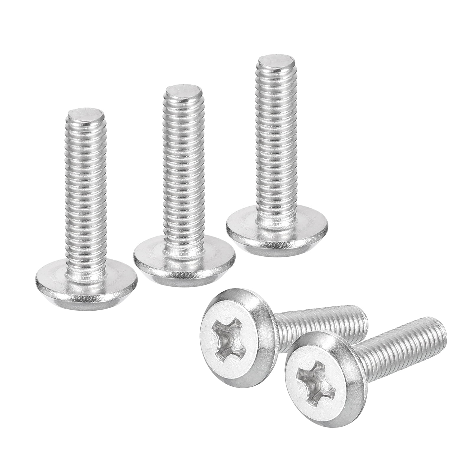 Uxcell M3x12mm Flat Round Head Phillips Head Screws, 100 Pack 304 ...