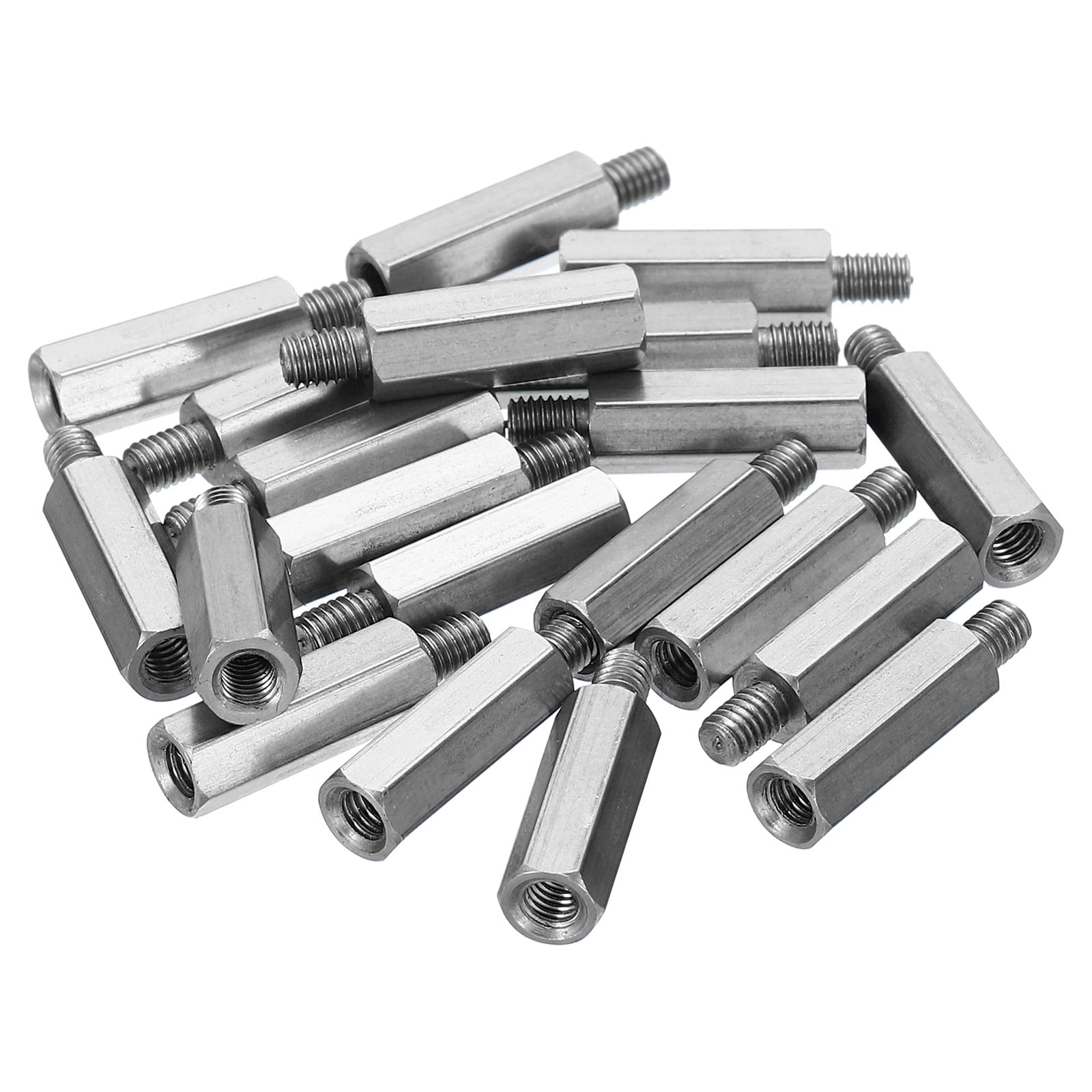 Uxcell M3x14mm+4mm Male-Female Hex Standoff Screws, Stainless Steel PCB Standoffs for ...