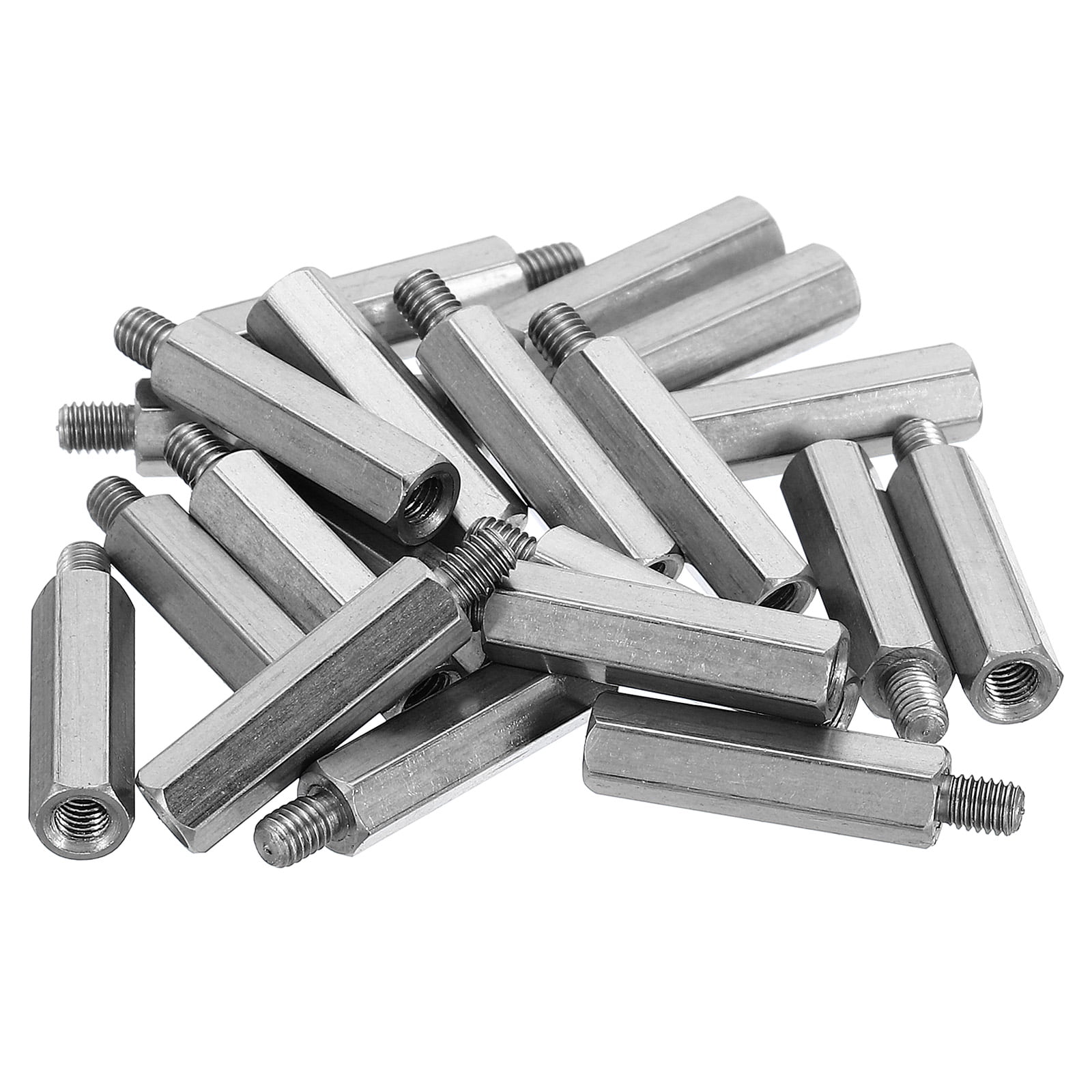 Uxcell M3x18mm+4mm Male-Female Hex Standoff Screws, Stainless Steel PCB Standoffs for ...