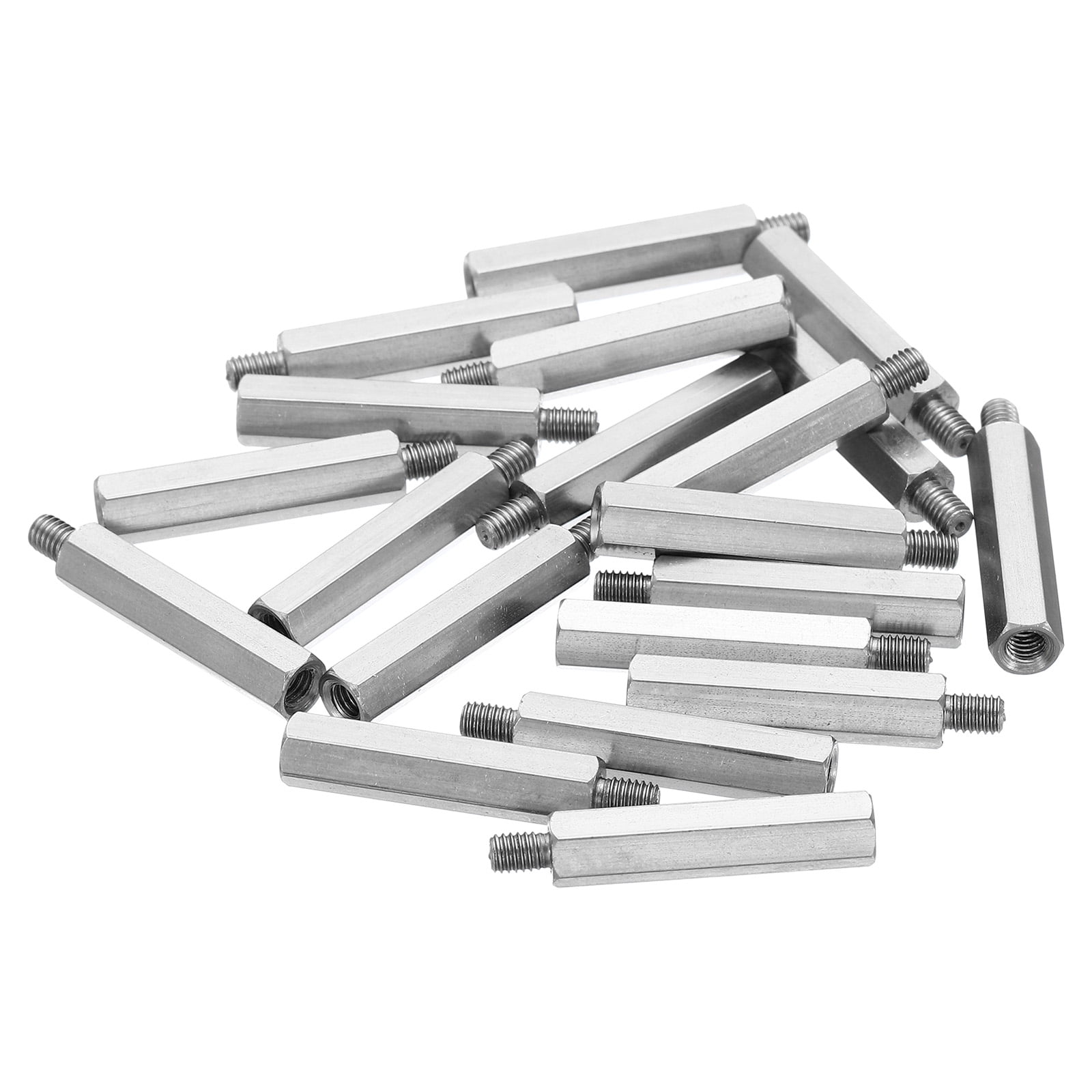 Uxcell M3x22mm+4mm Male-Female Hex Standoff Screws, Stainless Steel PCB Standoffs for ...