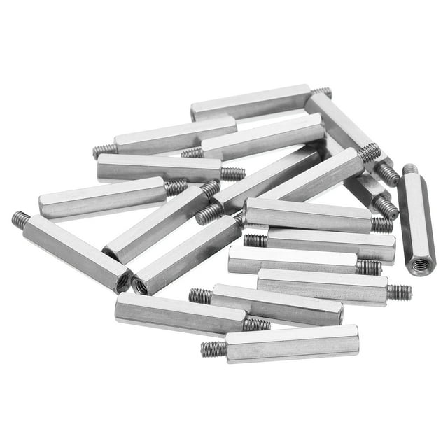 Uxcell M3x22mm+4mm Male-Female Hex Standoff Screws, Stainless Steel PCB ...