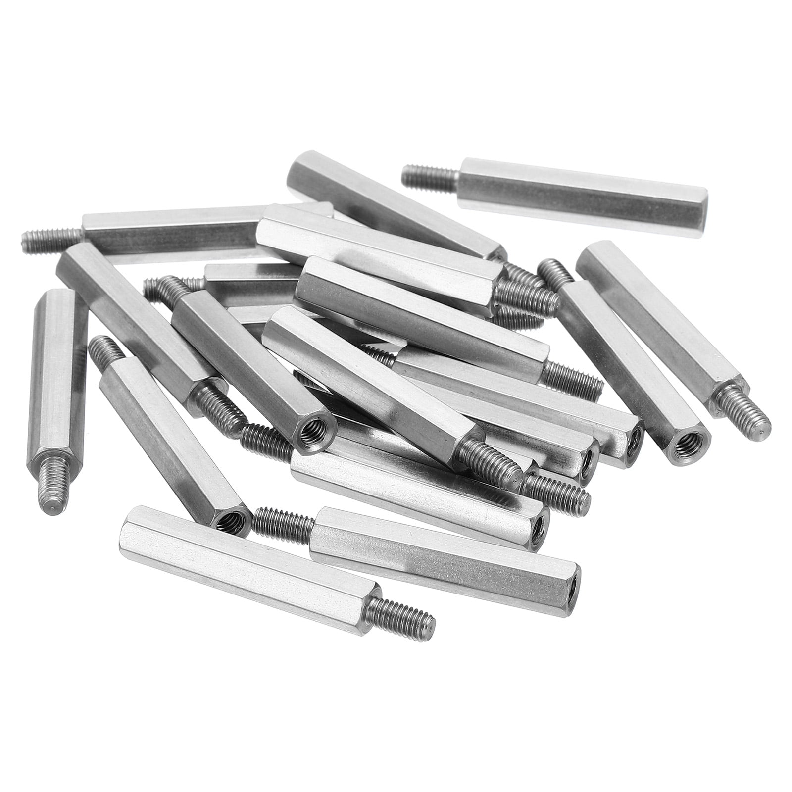 Uxcell M3x25mm+6mm Male-Female Hex Standoff Screws, Stainless Steel PCB Standoffs for ...