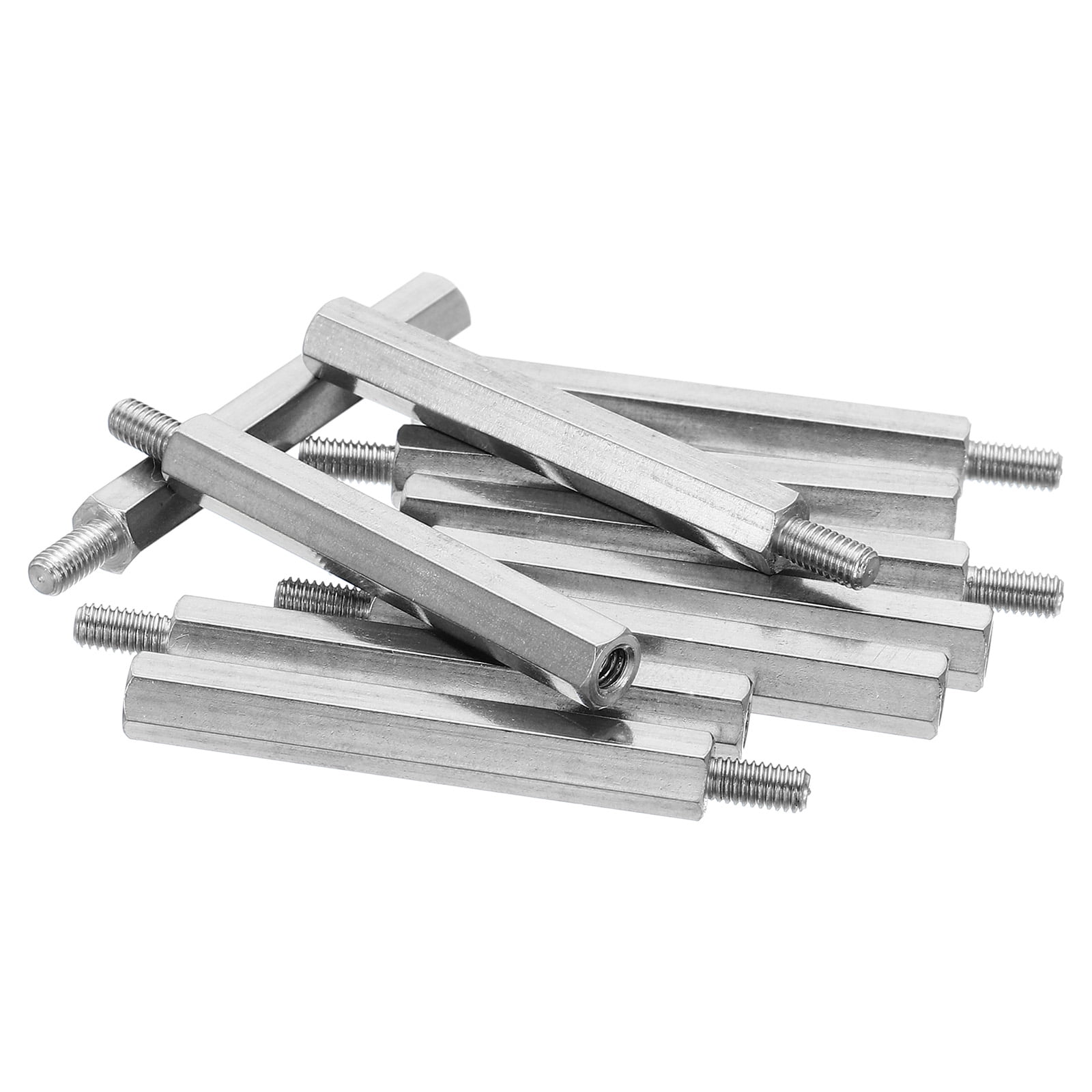 Uxcell M3x35mm+6mm Male-Female Hex Standoff Screws, Stainless Steel PCB ...