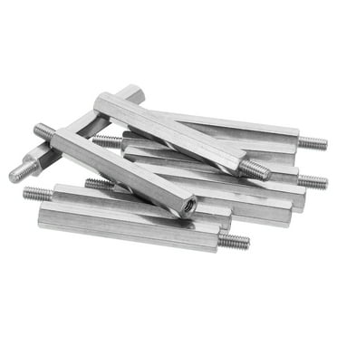 Uxcell M2.5x6+5mm Nylon Hex Spacer Standoffs PCB Standoff Screws Nuts ...