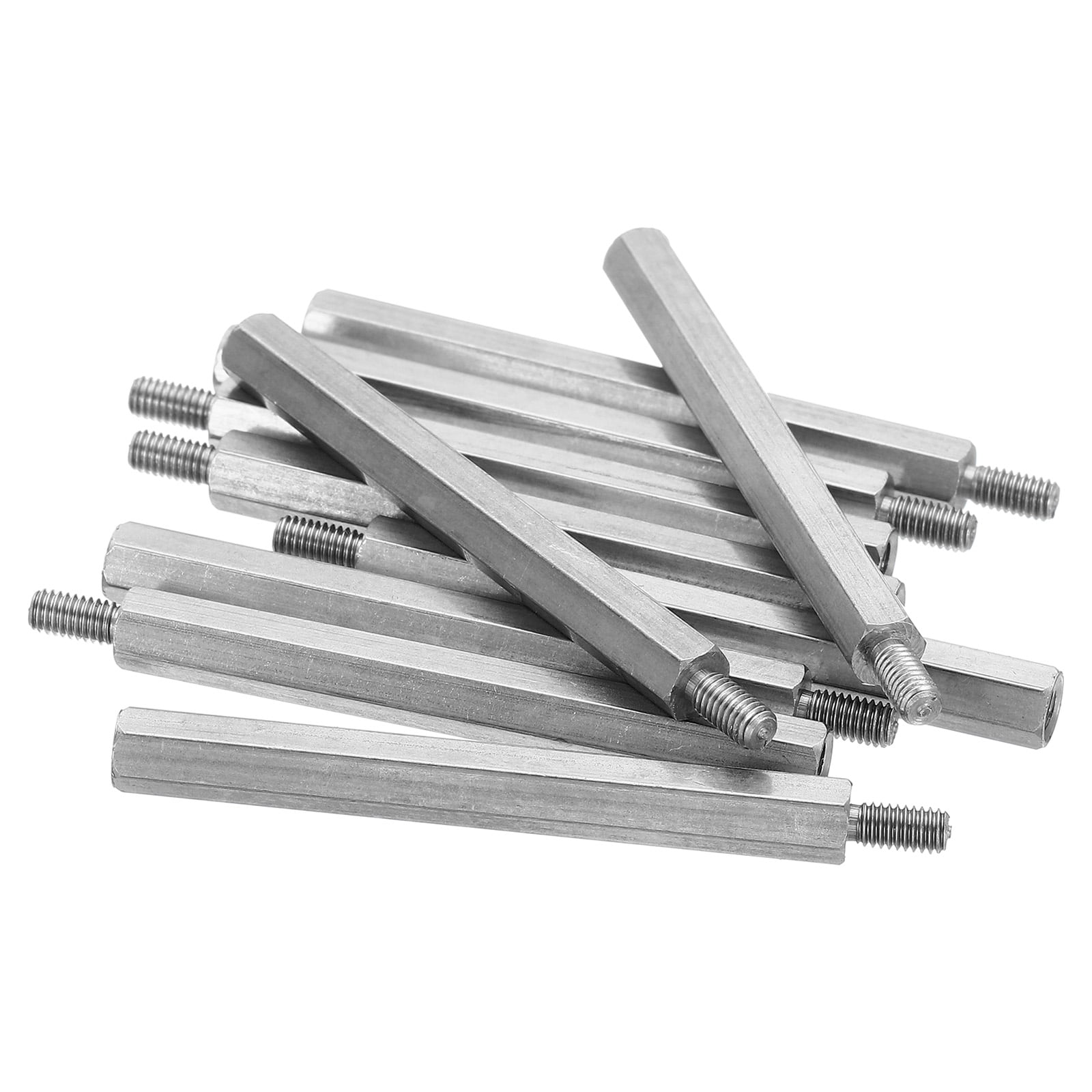 Uxcell M3x45mm+6mm Male-Female Hex Standoff Screws, Stainless Steel PCB ...