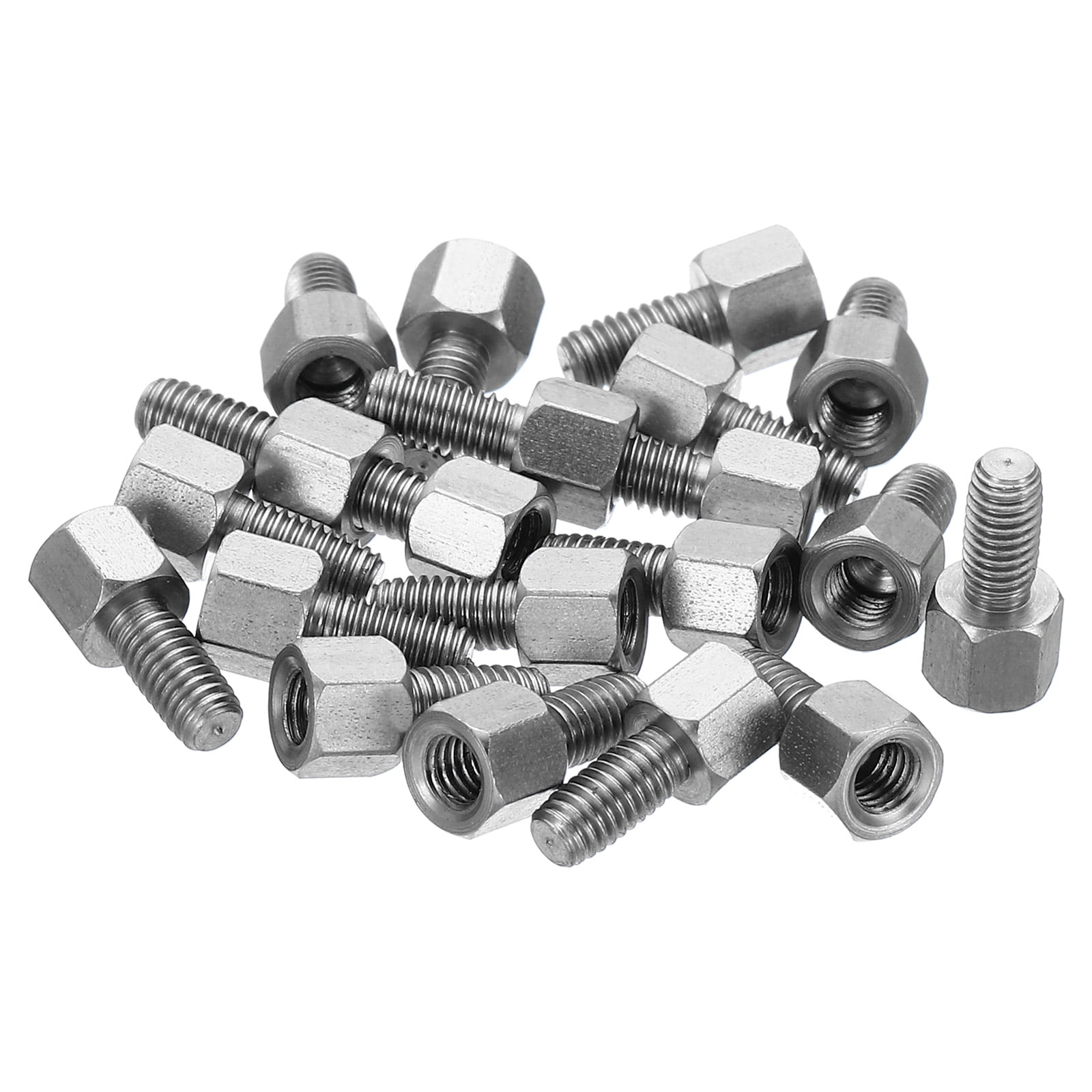 Uxcell M3x4mm+6mm Male-Female Hex Standoff Screws, Stainless Steel PCB Standoffs for ...