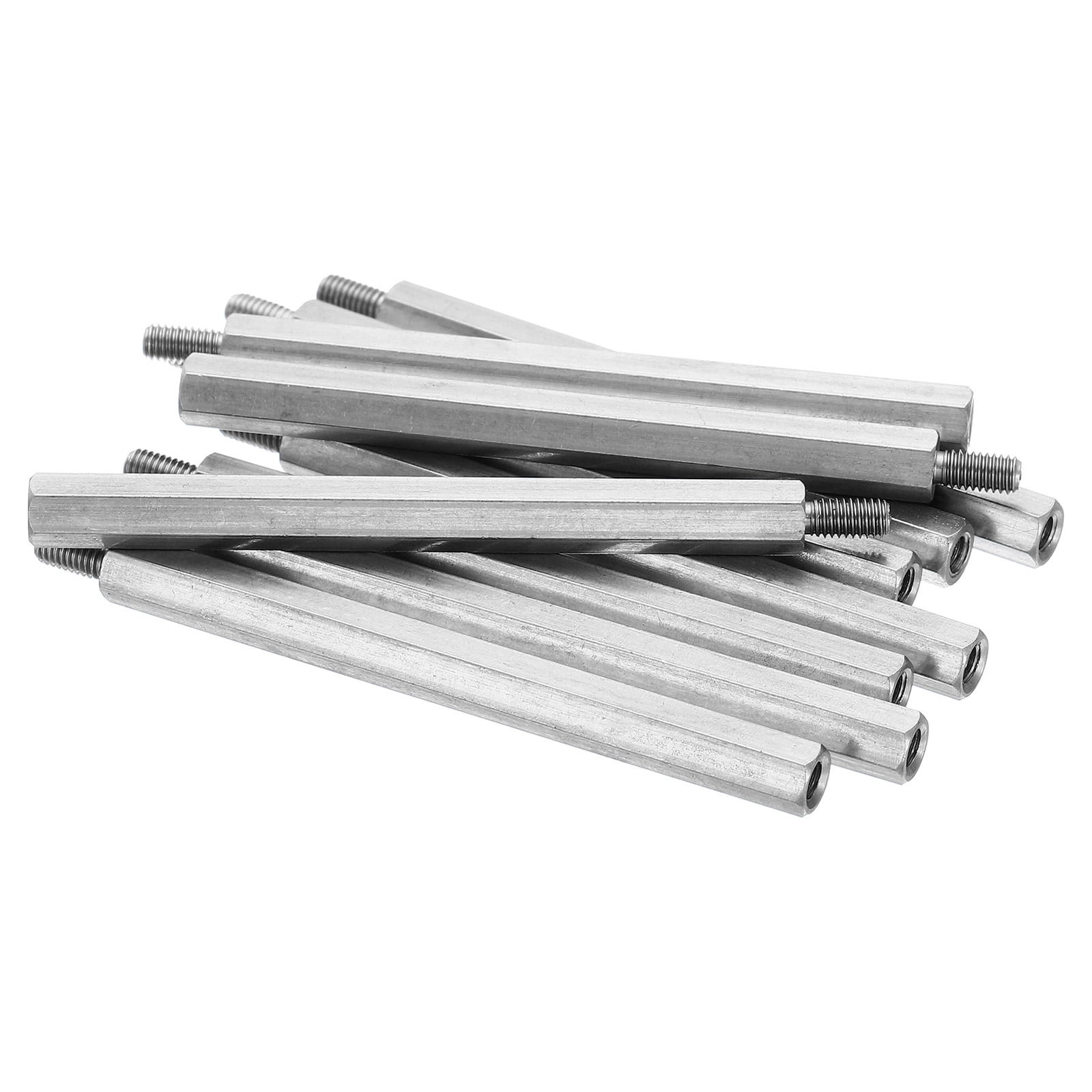 Uxcell M3x55mm+6mm Male-Female Hex Standoff Screws, Stainless Steel PCB Standoffs for ...