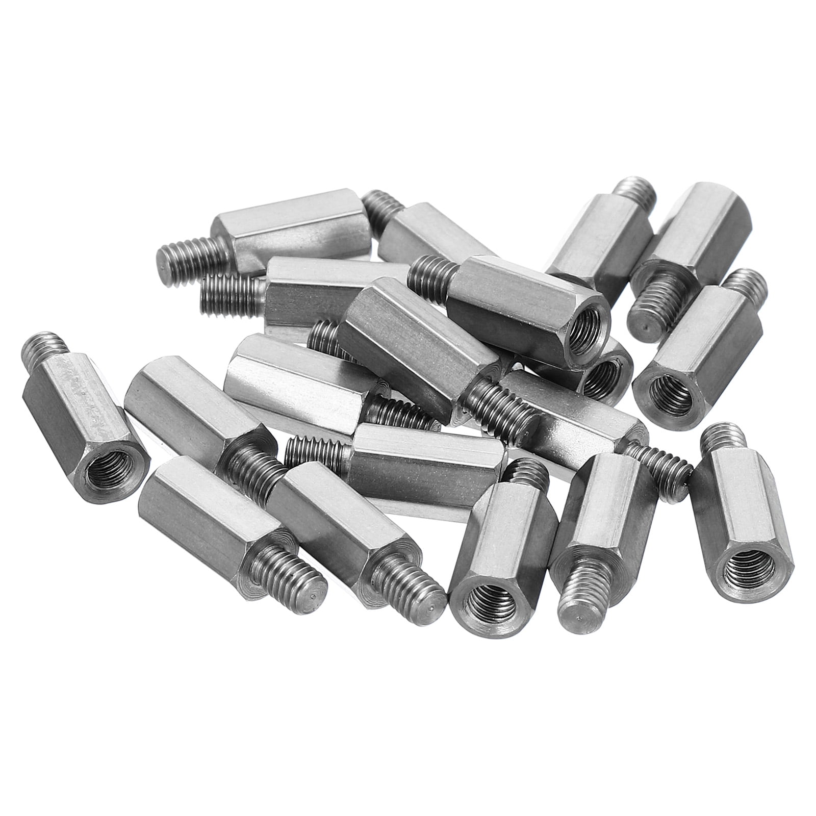 Uxcell M3x9mm+4mm Male-Female Hex Standoff Screws, Stainless Steel PCB ...