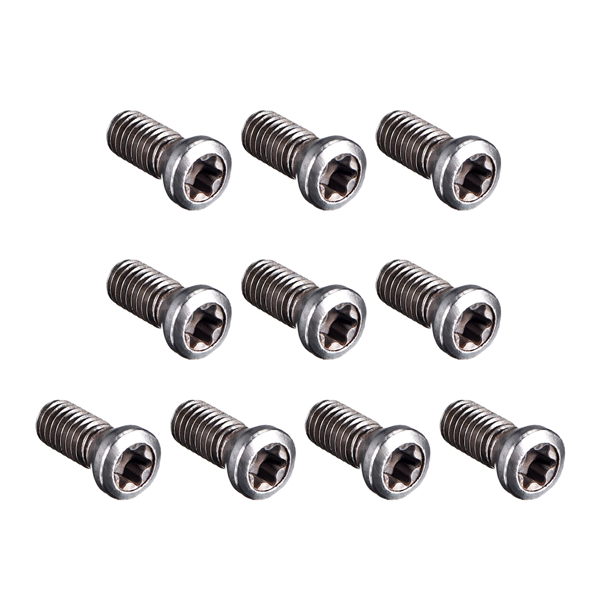 Uxcell M4.5 x 11mm Torx Screws For Replaces Carbide Insert CNC Lathe Tool 10 Pack - Walmart.com