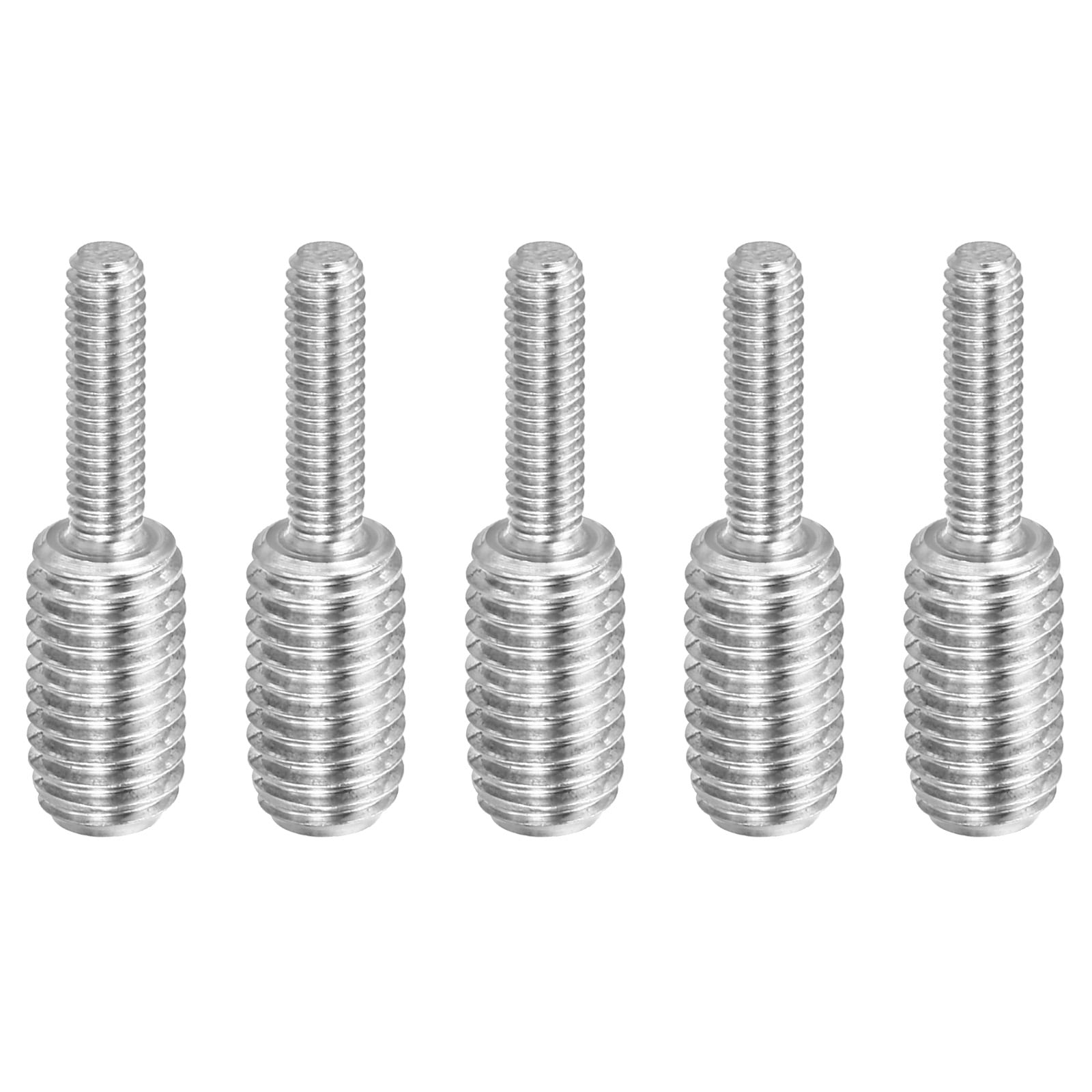 Uxcell M4*M8*30mm Double End Threaded Stud Screw Bolt, 5 Pack 304 ...